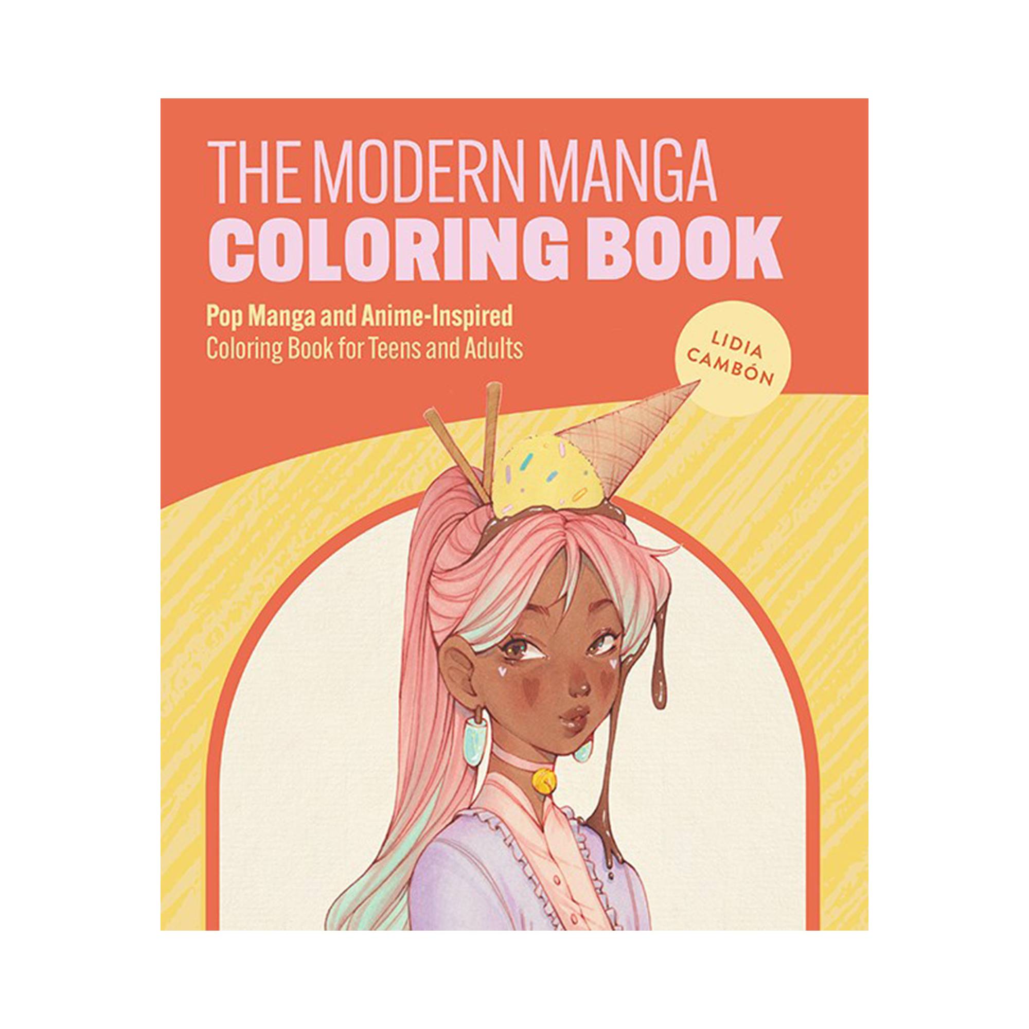 Modern Manga Colouring Book | Hobbycraft