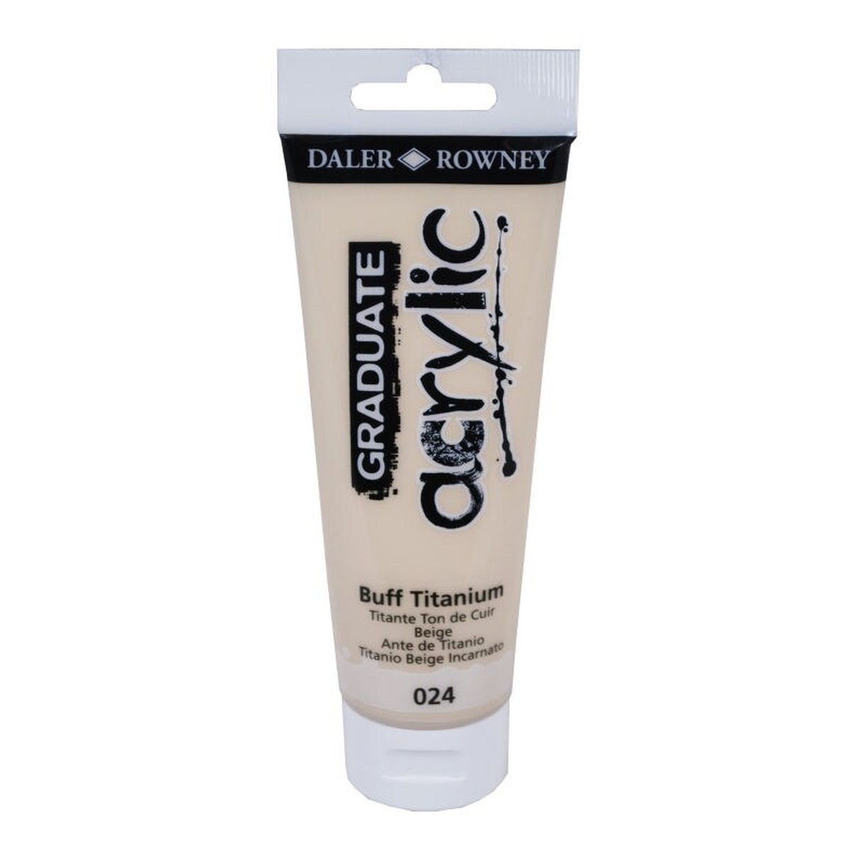 Daler-Rowney Graduate Buff Titanium Acrylic Paint 120ml | Hobbycraft