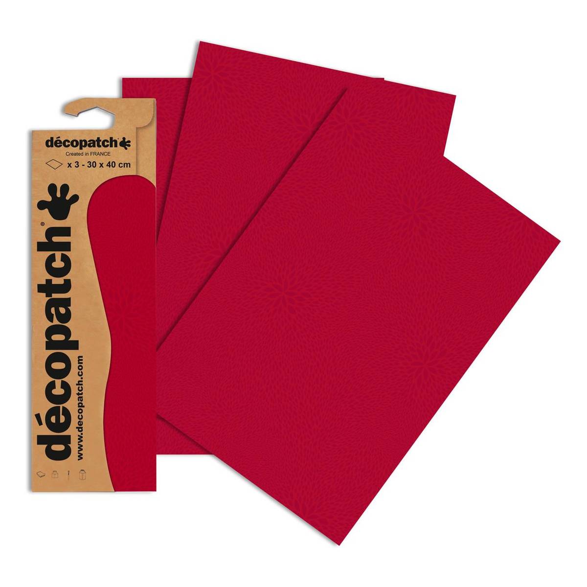 Decopatch Rosa Paper 3 Sheets | Hobbycraft