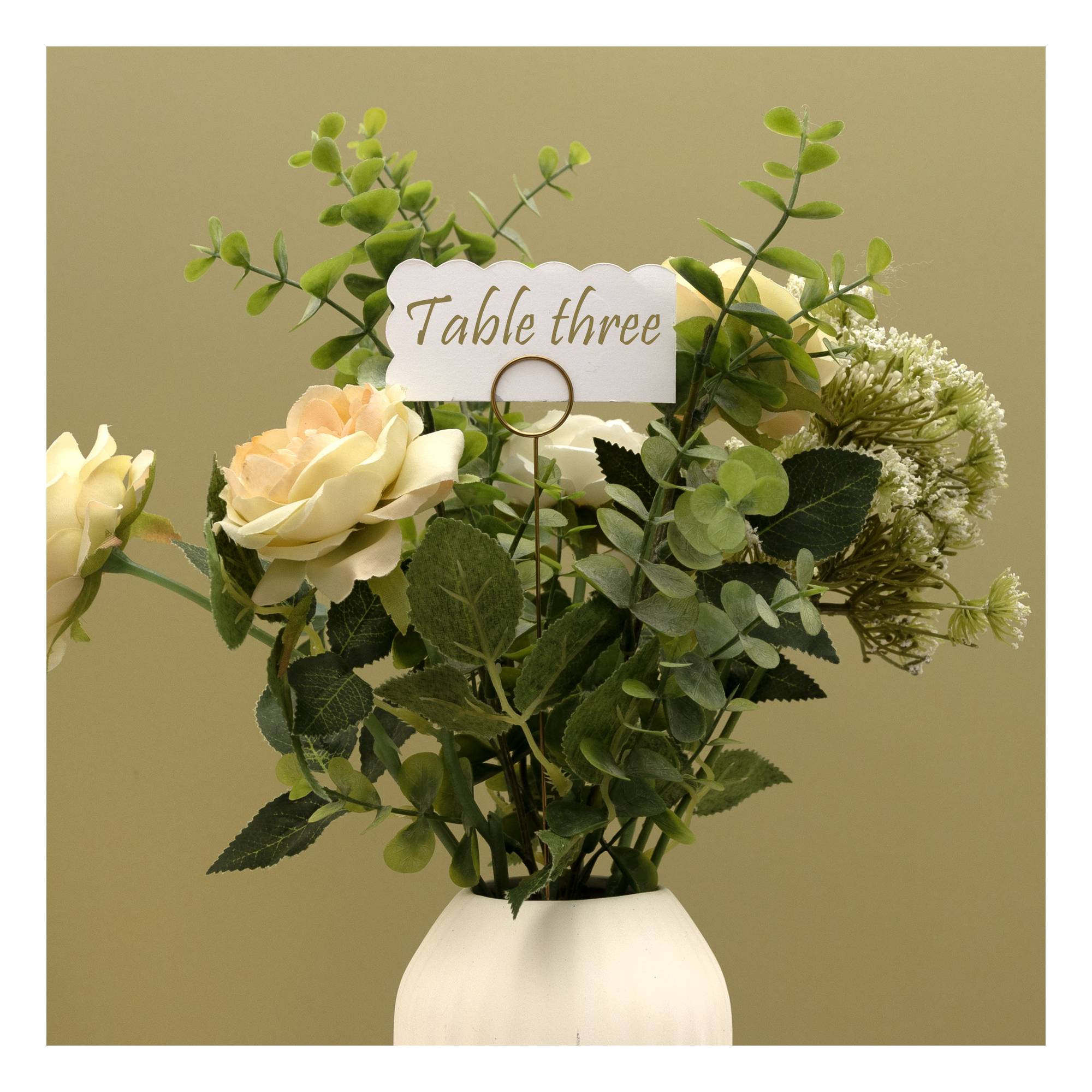 Gold Circle Card Holders 6 Pack | Hobbycraft