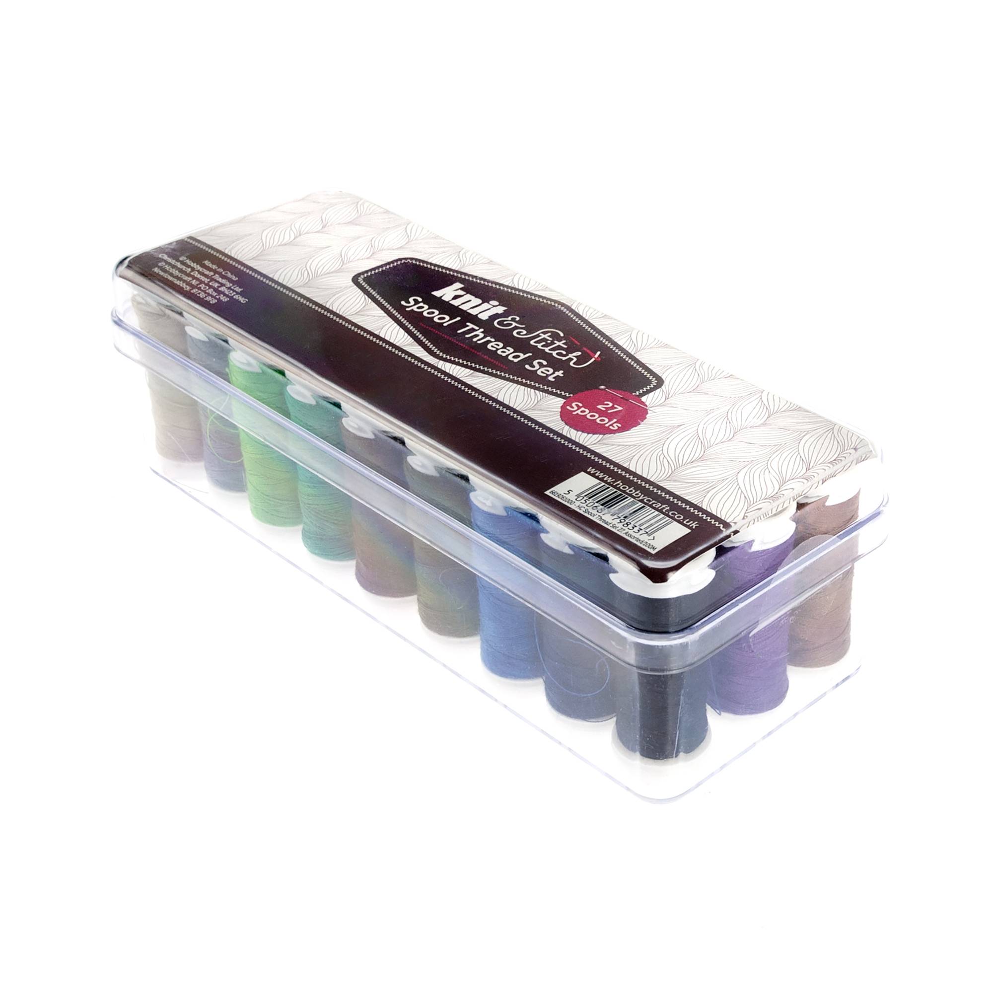 Spool Thread Set 100m 27 Pack | Hobbycraft