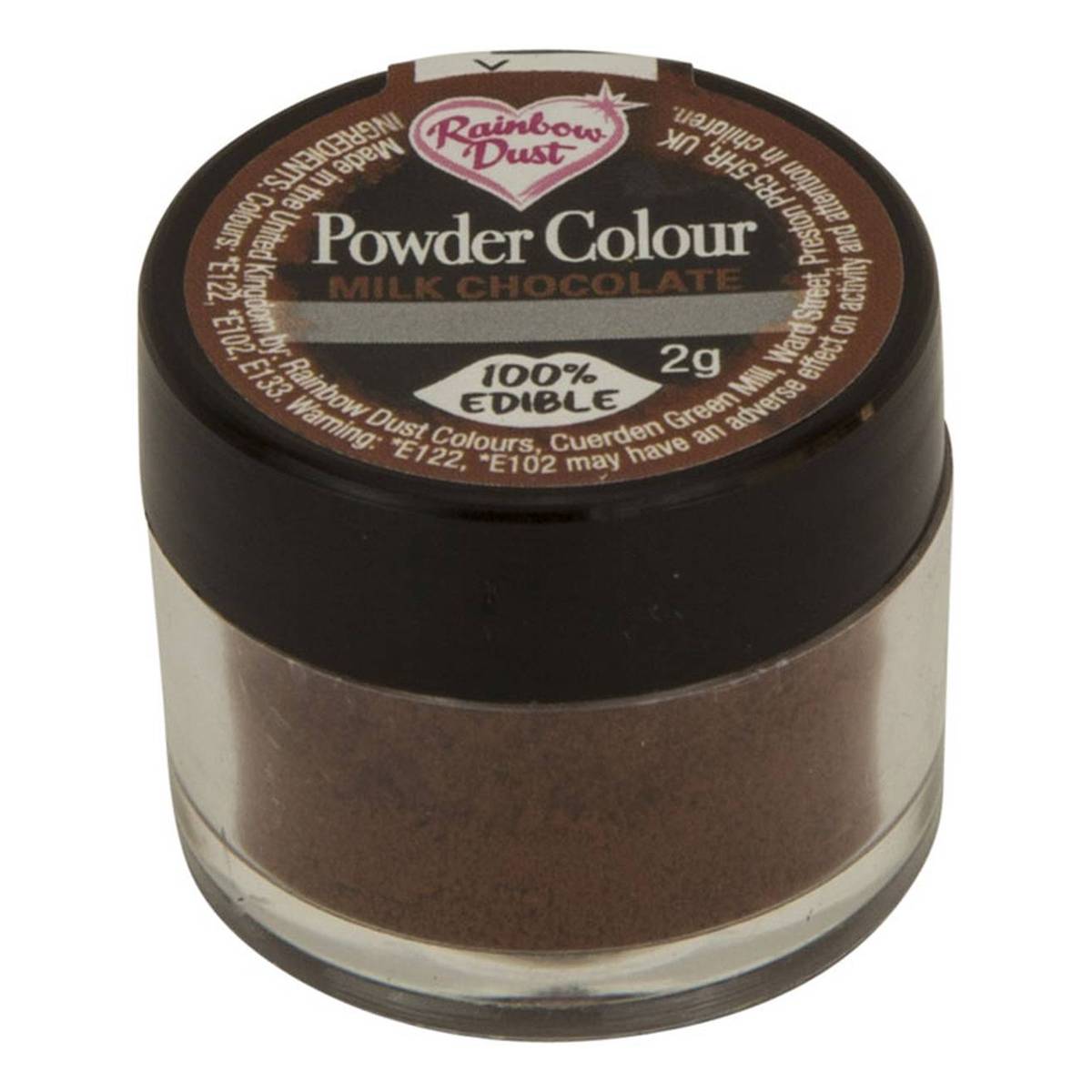 Rainbow Dust Milk Chocolate Edible Powder Colour 2g | Hobbycraft