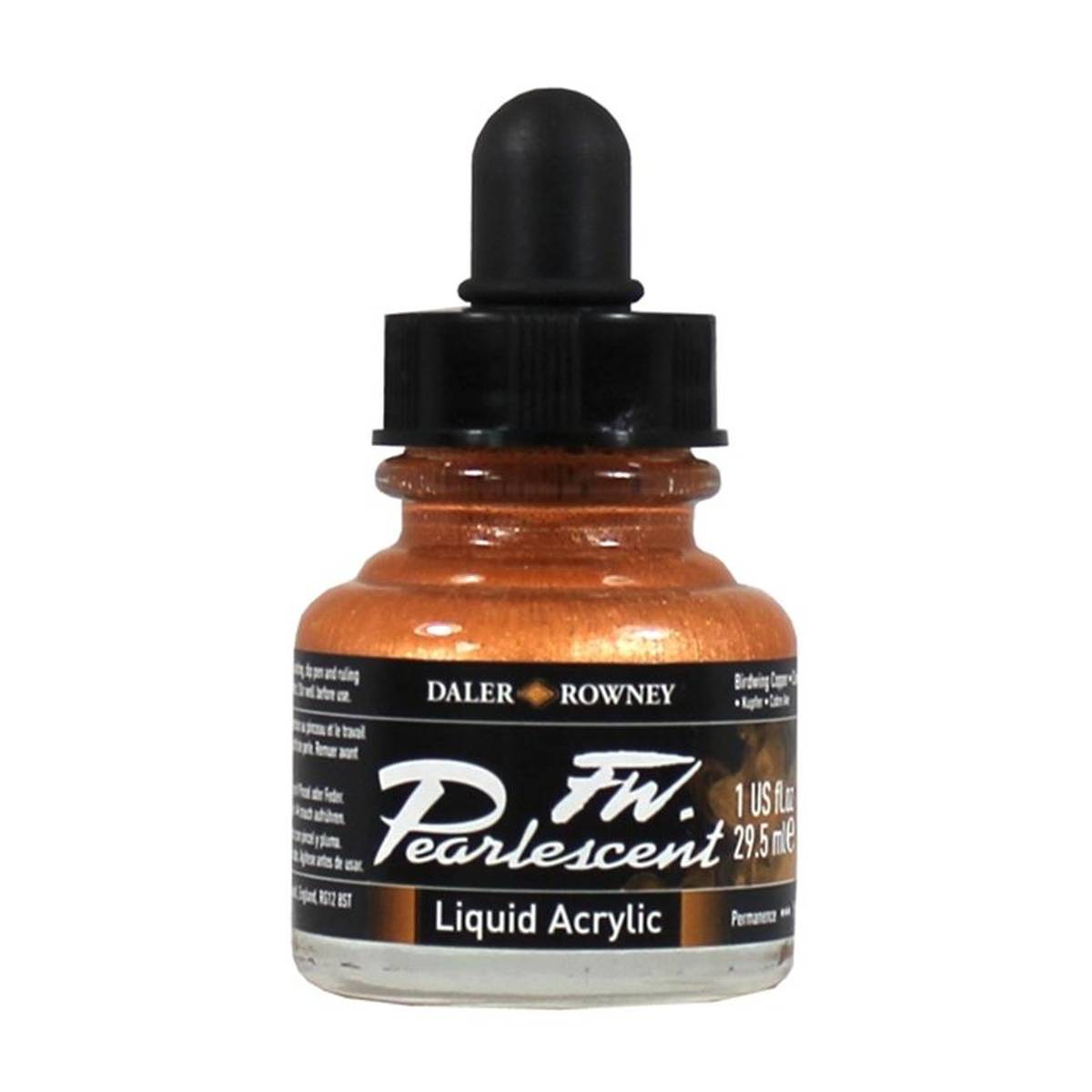 Daler-Rowney Birdwing Copper FW Pearlescent Liquid Acrylic 29.5ml ...