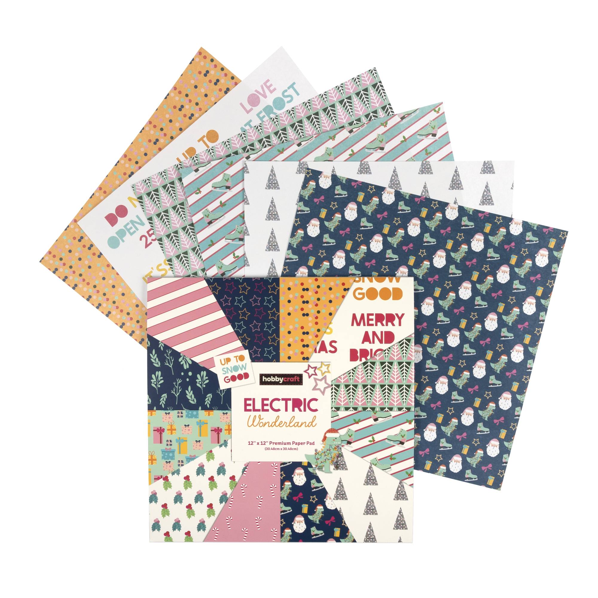 Electric Wonderland 12 x 12 Inches Paper Pad 24 Sheets | Hobbycraft