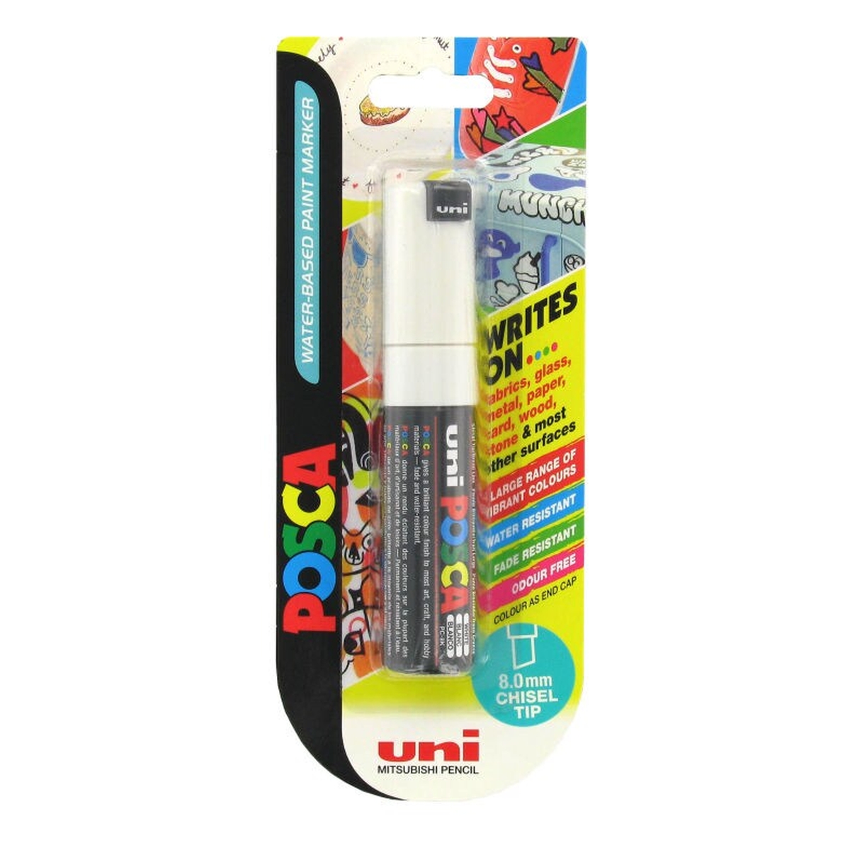 Uni-ball White Posca Marker PC-8K | Hobbycraft