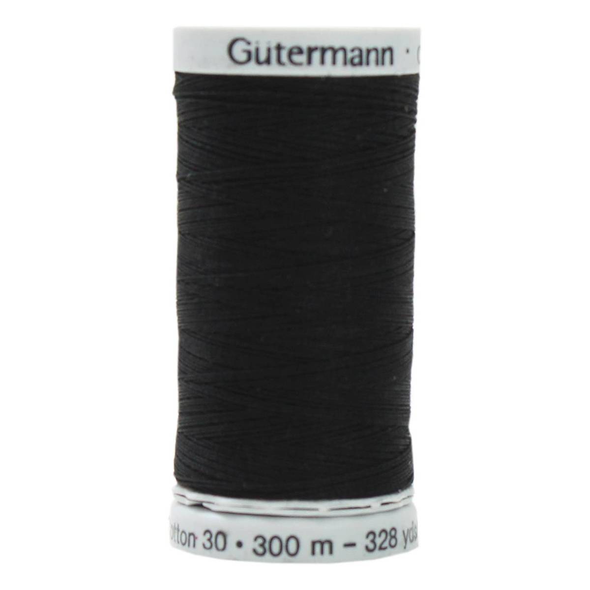 Gutermann Black Sulky Cotton Thread 30 Weight 300m (1005) | Hobbycraft