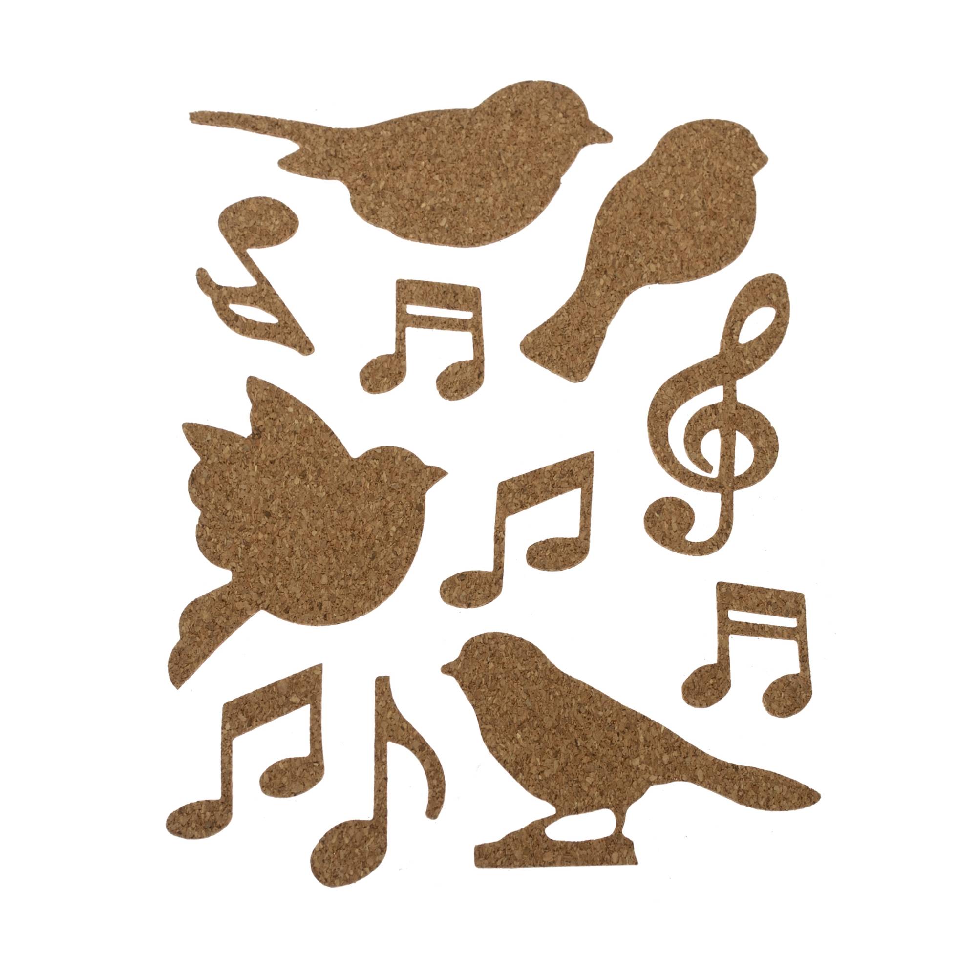 Bird Cork Stickers 11 Pack | Hobbycraft