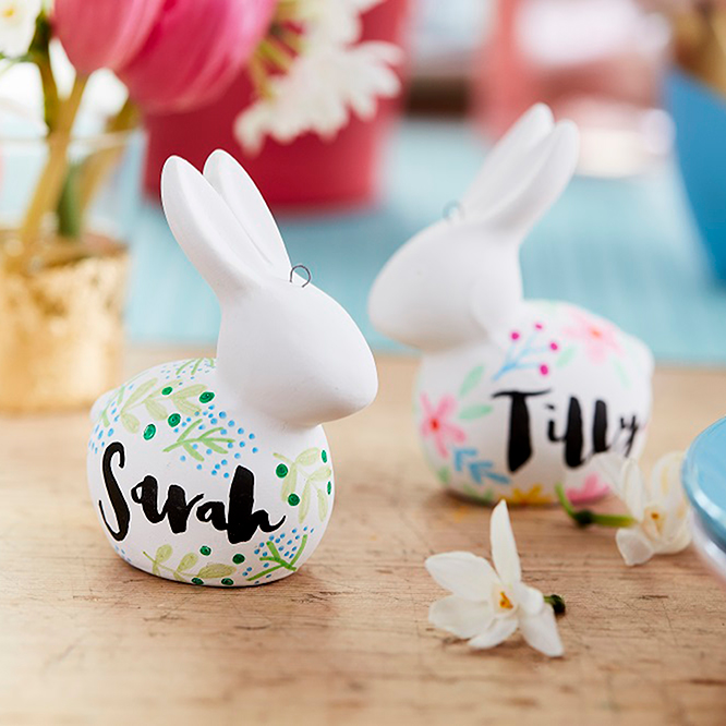 How to Personalise Ceramic Bunnies | Hobbycraft
