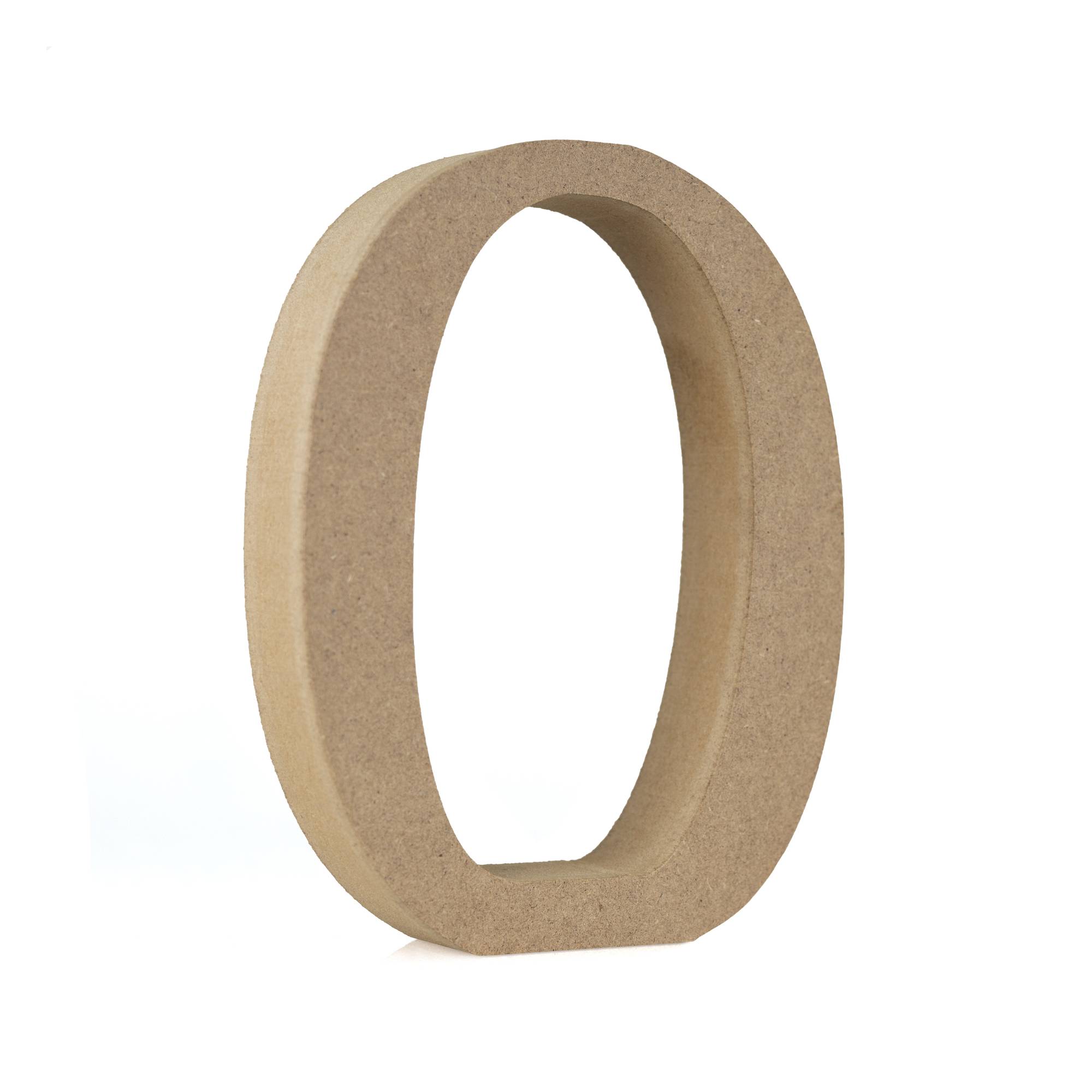 MDF Wooden Letter O 13cm | Hobbycraft