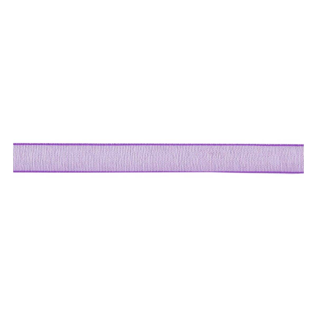 Purple Organdie Ribbon 6mm x 8m | Hobbycraft