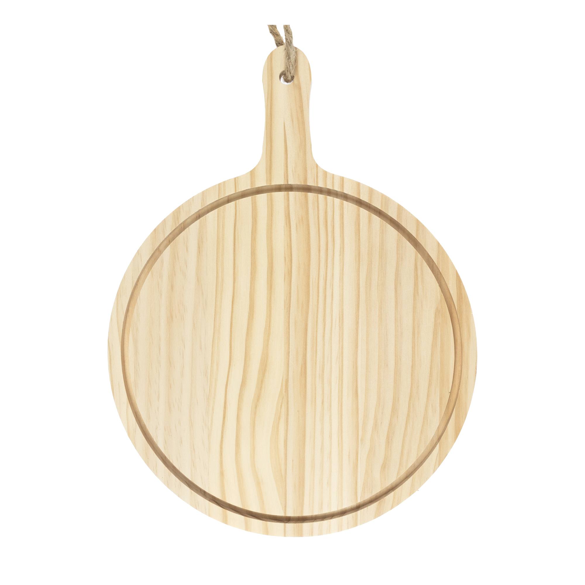 Circular Wooden Cutting Board 26cm x 40cm | Hobbycraft