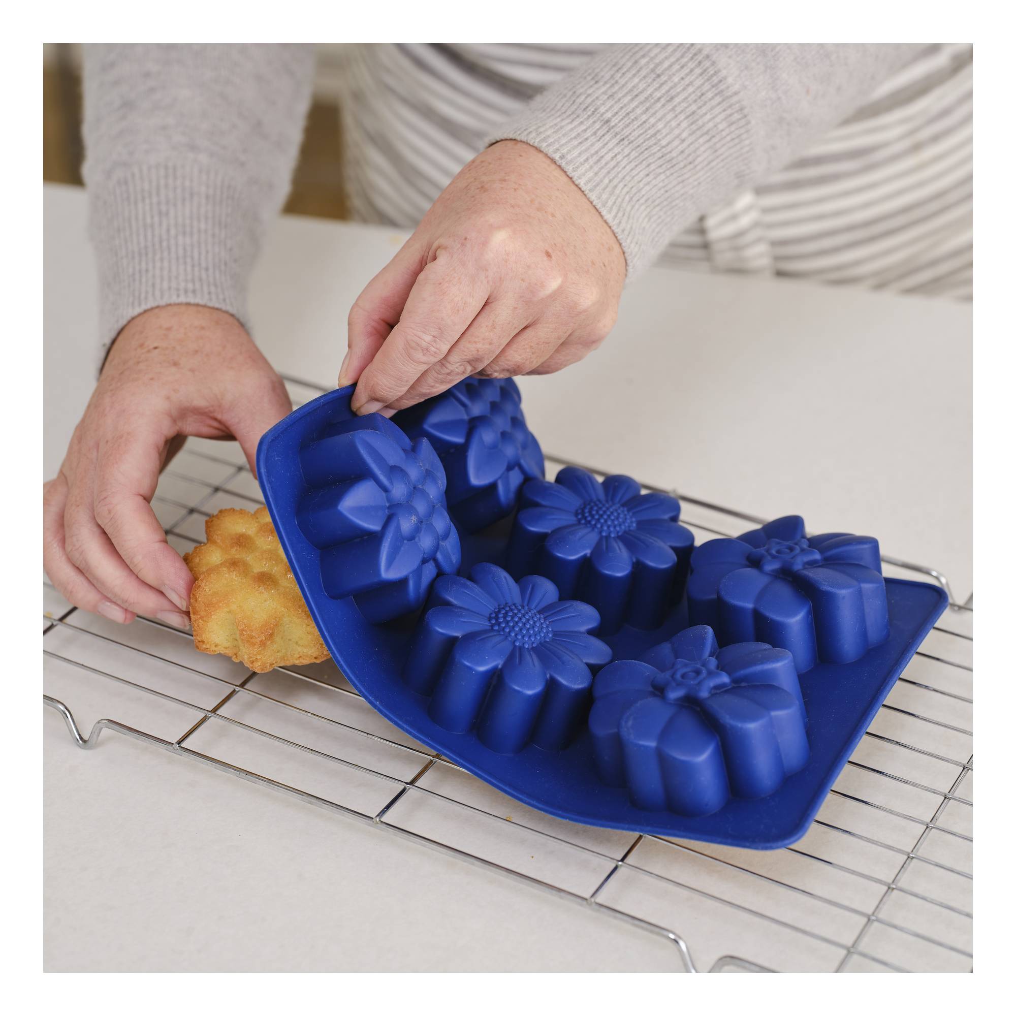 Whisk Flower Silicone Muffin Tray 6 Wells | Hobbycraft