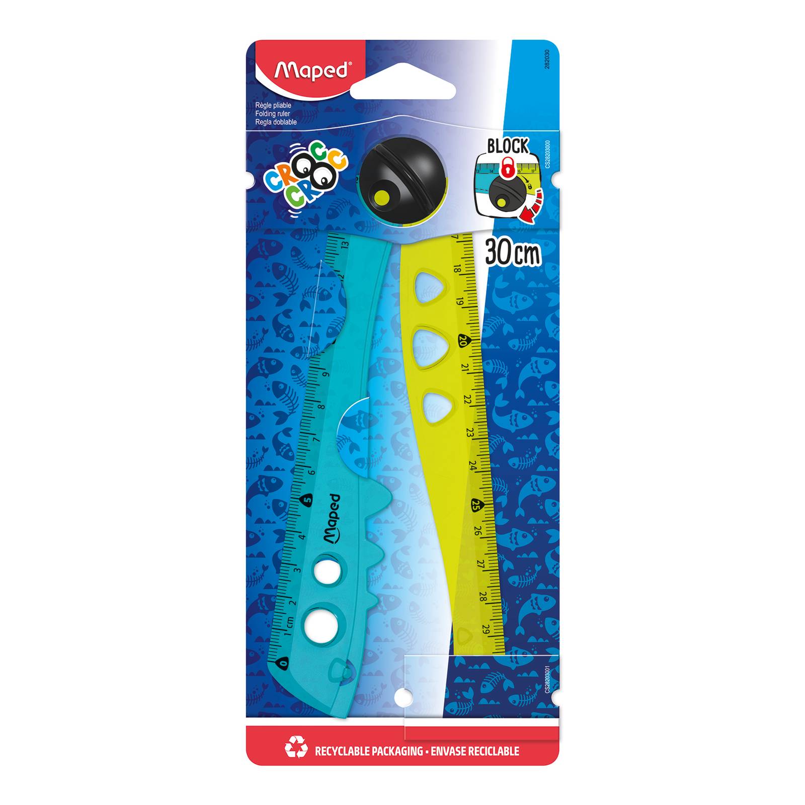 Maped Folding Croc Ruler 30cm | Hobbycraft