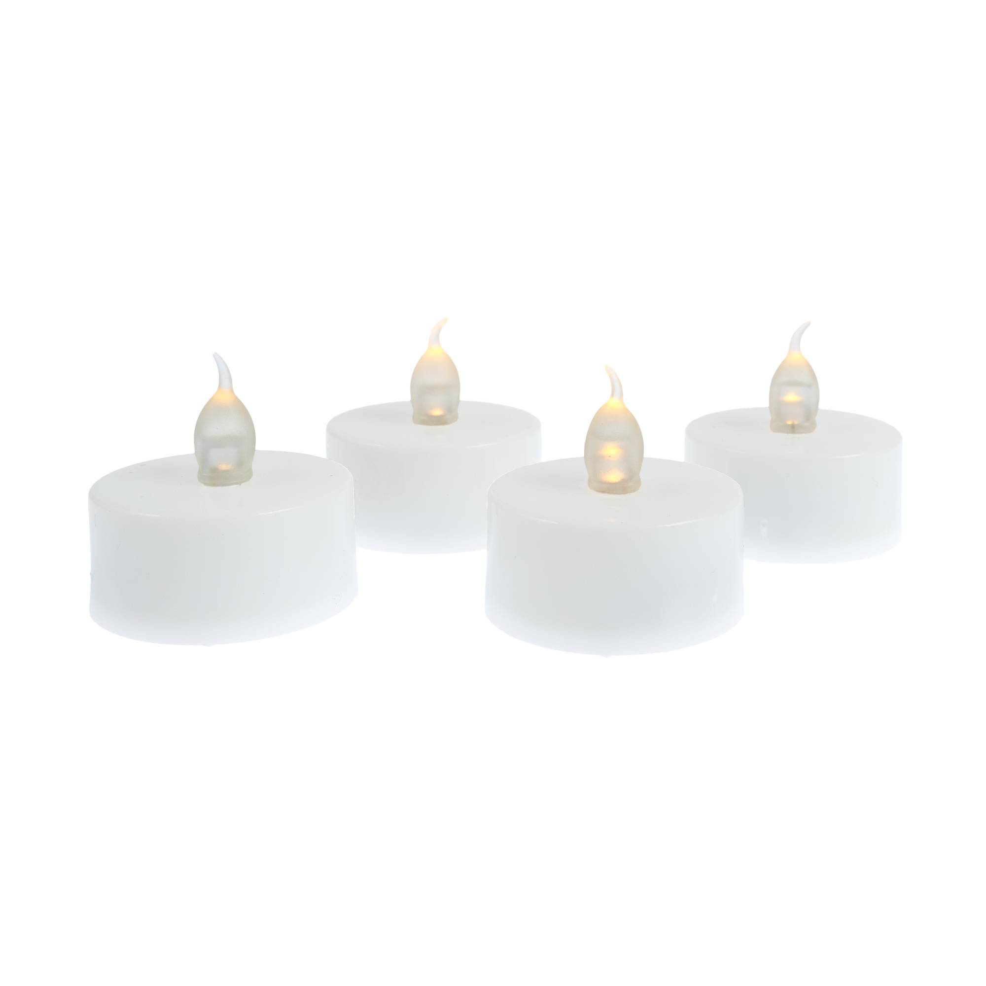 LED White Tealights 4 Pack | Hobbycraft