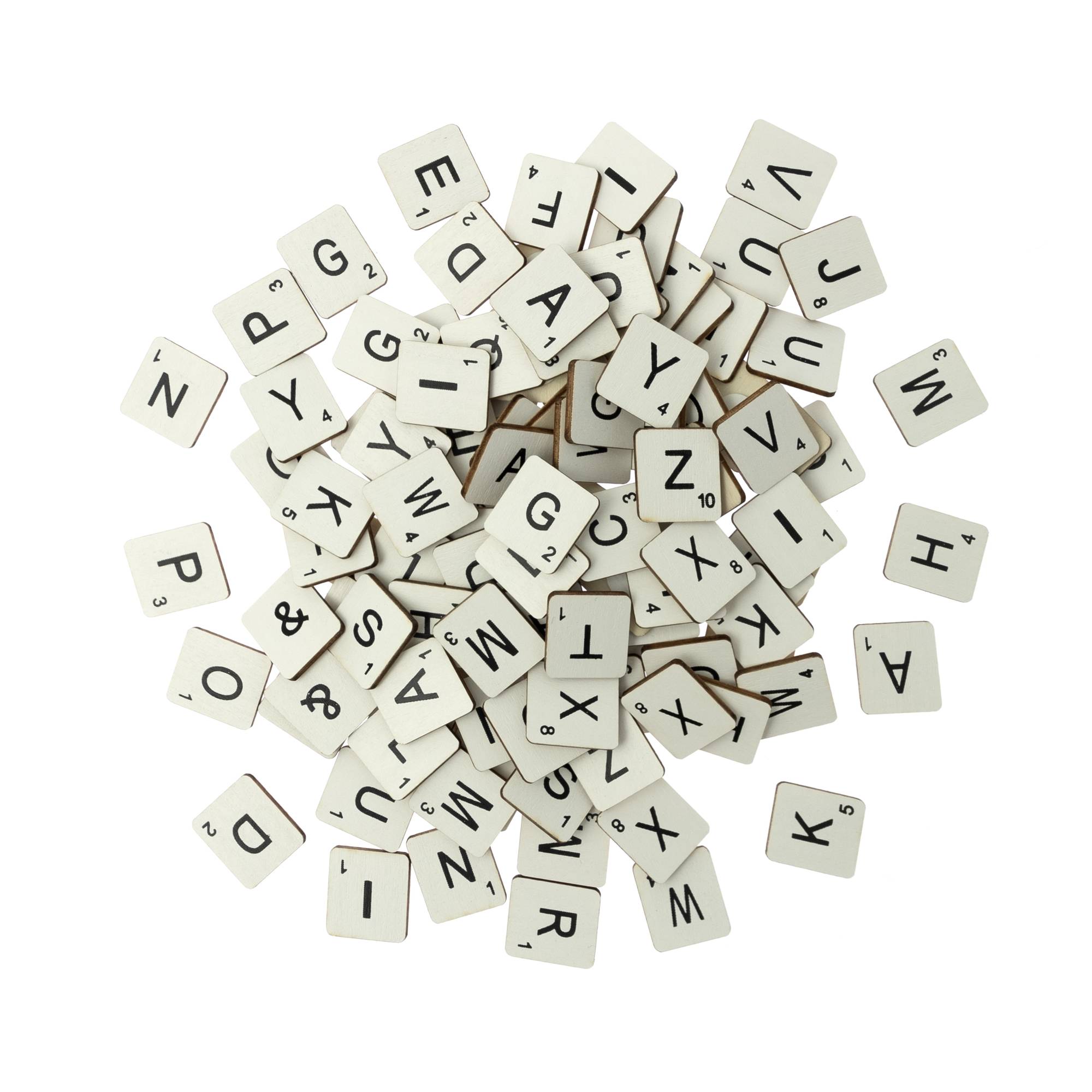 Black on White Letter Tiles 114 Pack | Hobbycraft