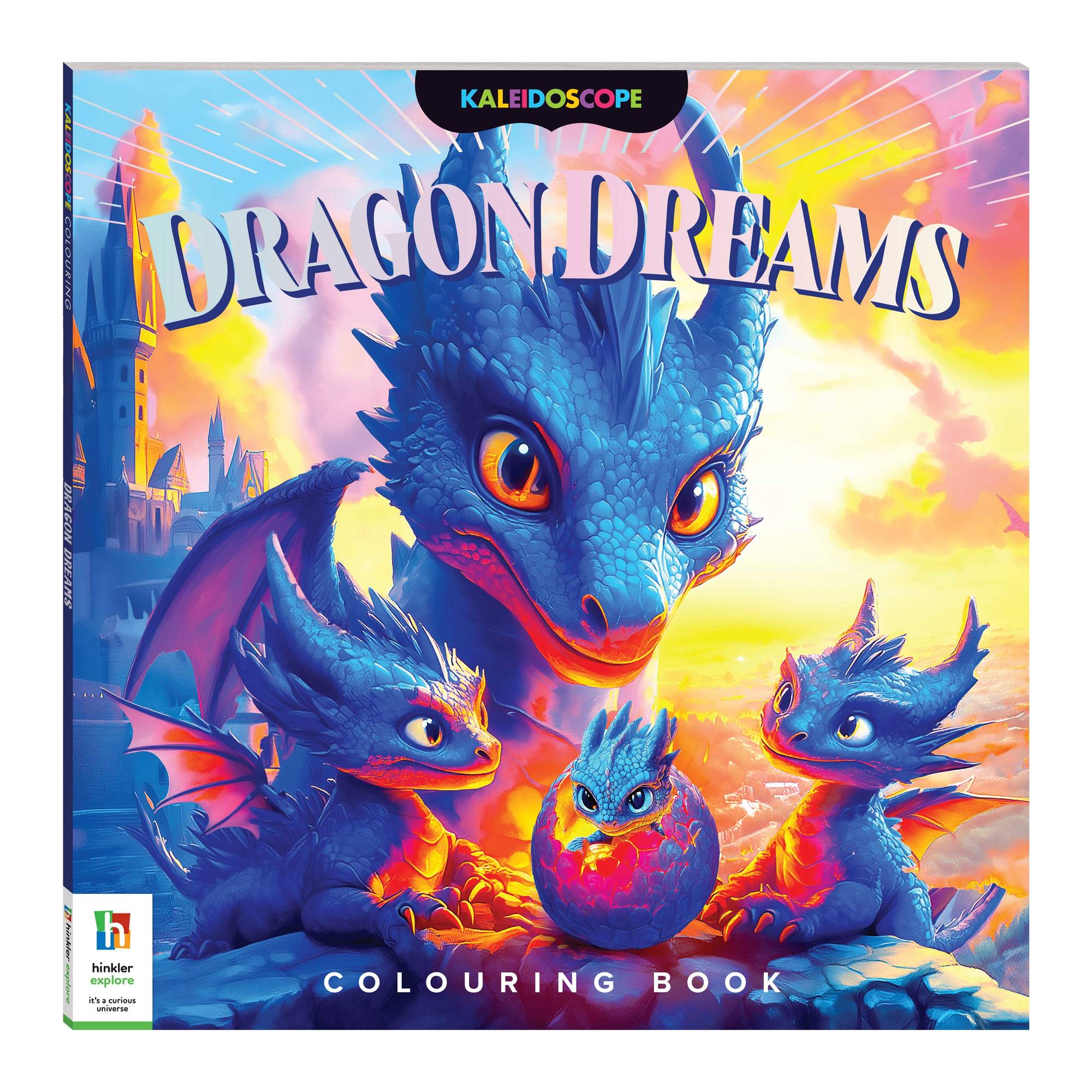 Kaleidoscope Dragon Dreams Colouring Book | Hobbycraft