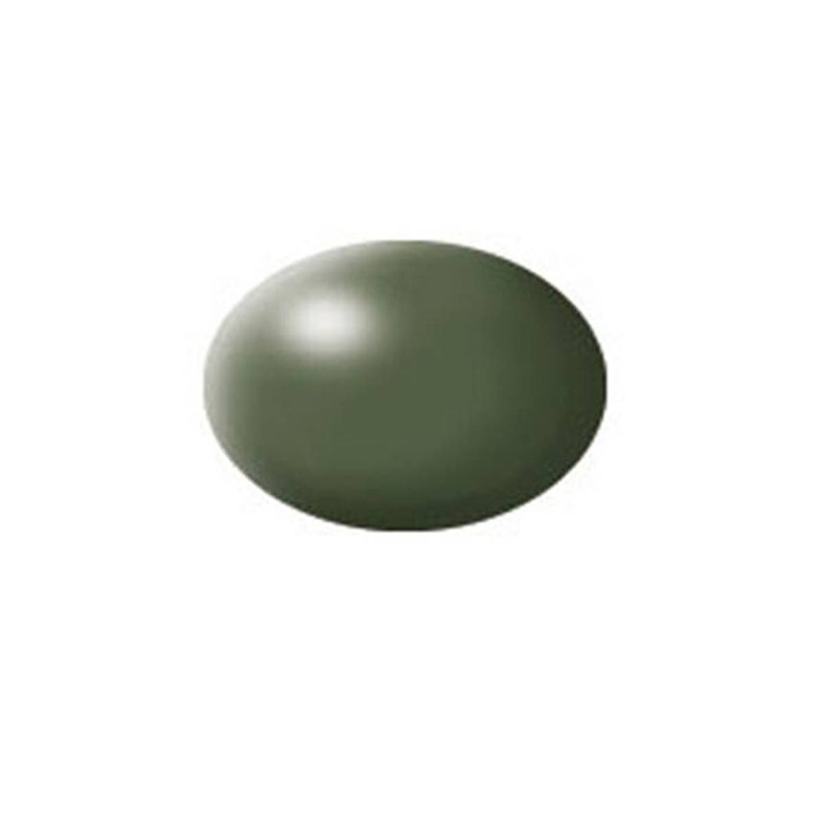 Revell Olive Green Silk Aqua Colour Acrylic Paint 18ml (361) | Hobbycraft