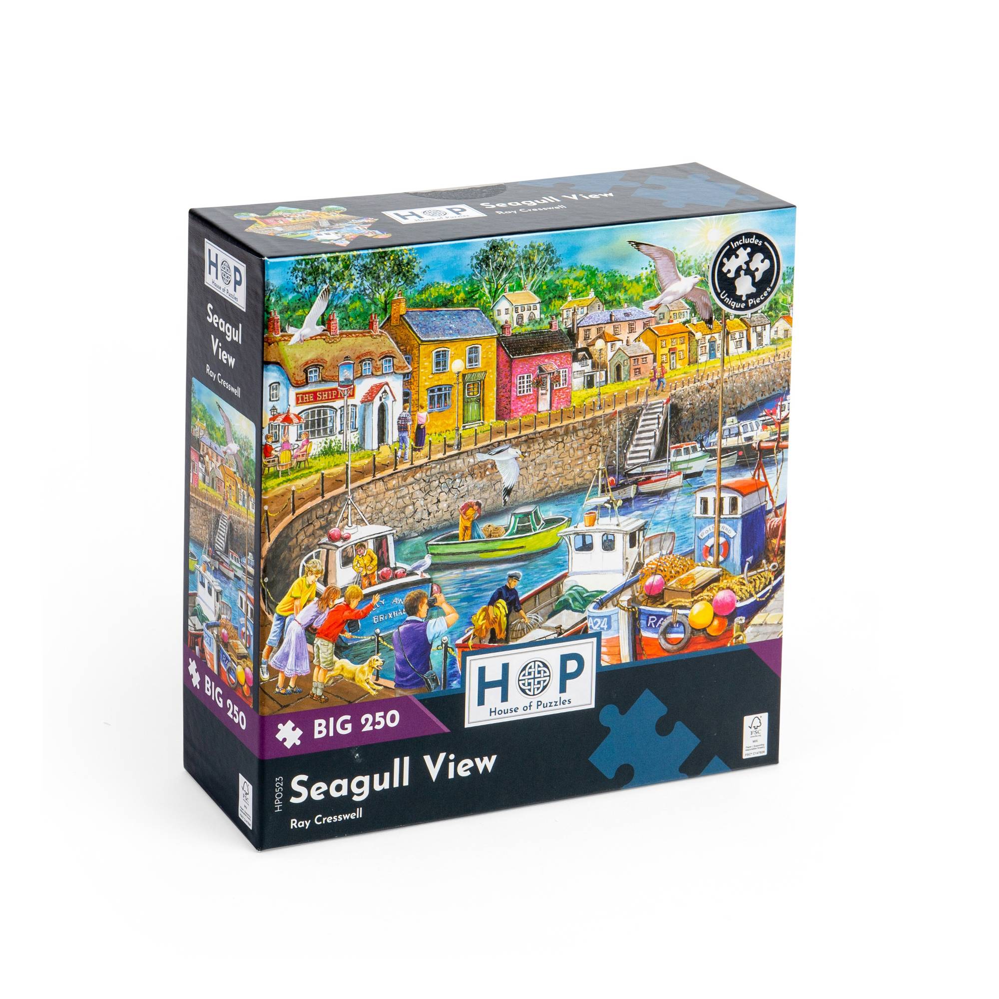 House of Puzzles Seagull View Big Jigsaw Puzzle 250 Pieces | Hobbycraft