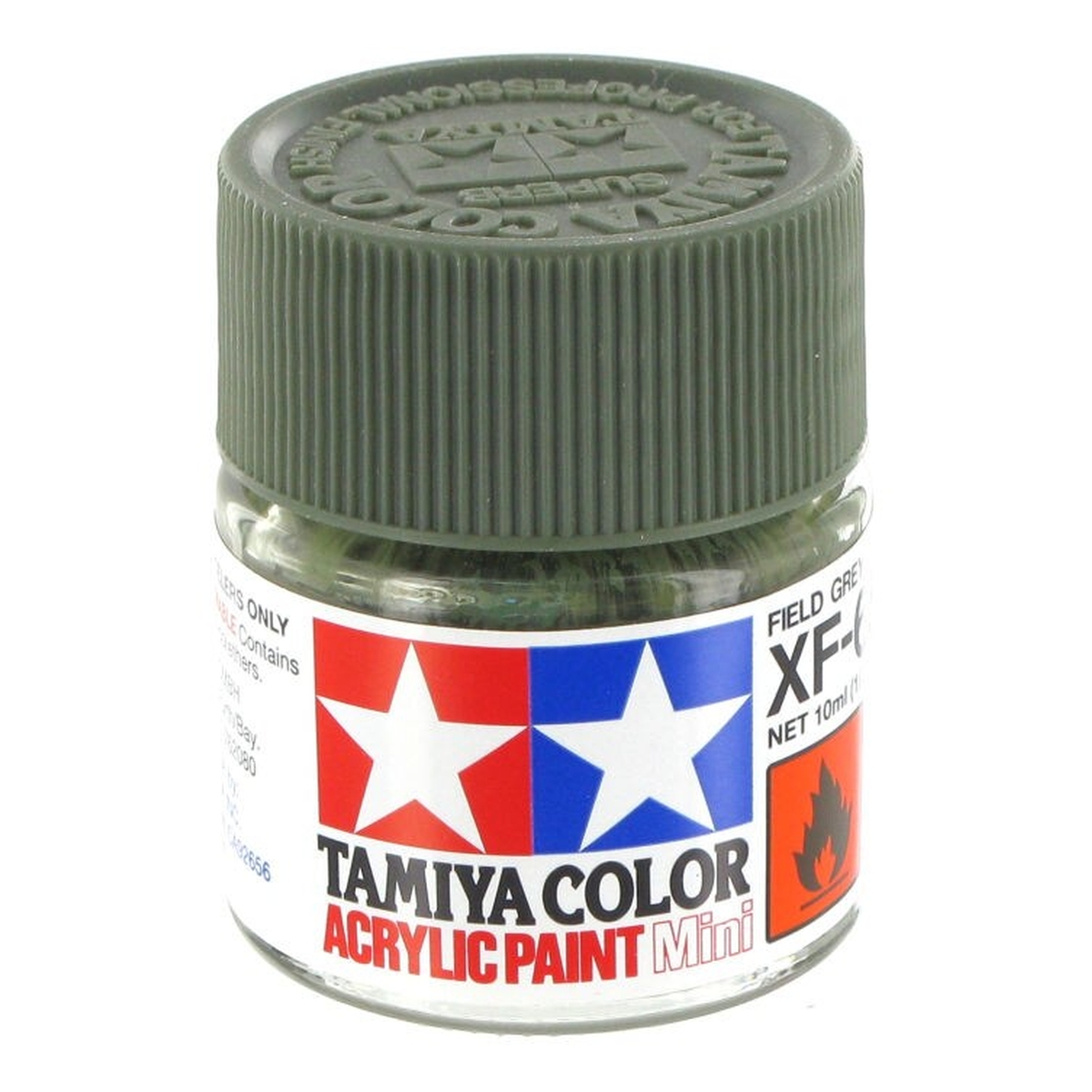 Tamiya Colour Acrylic Paint XF-65 Field Grey 10ml | Hobbycraft
