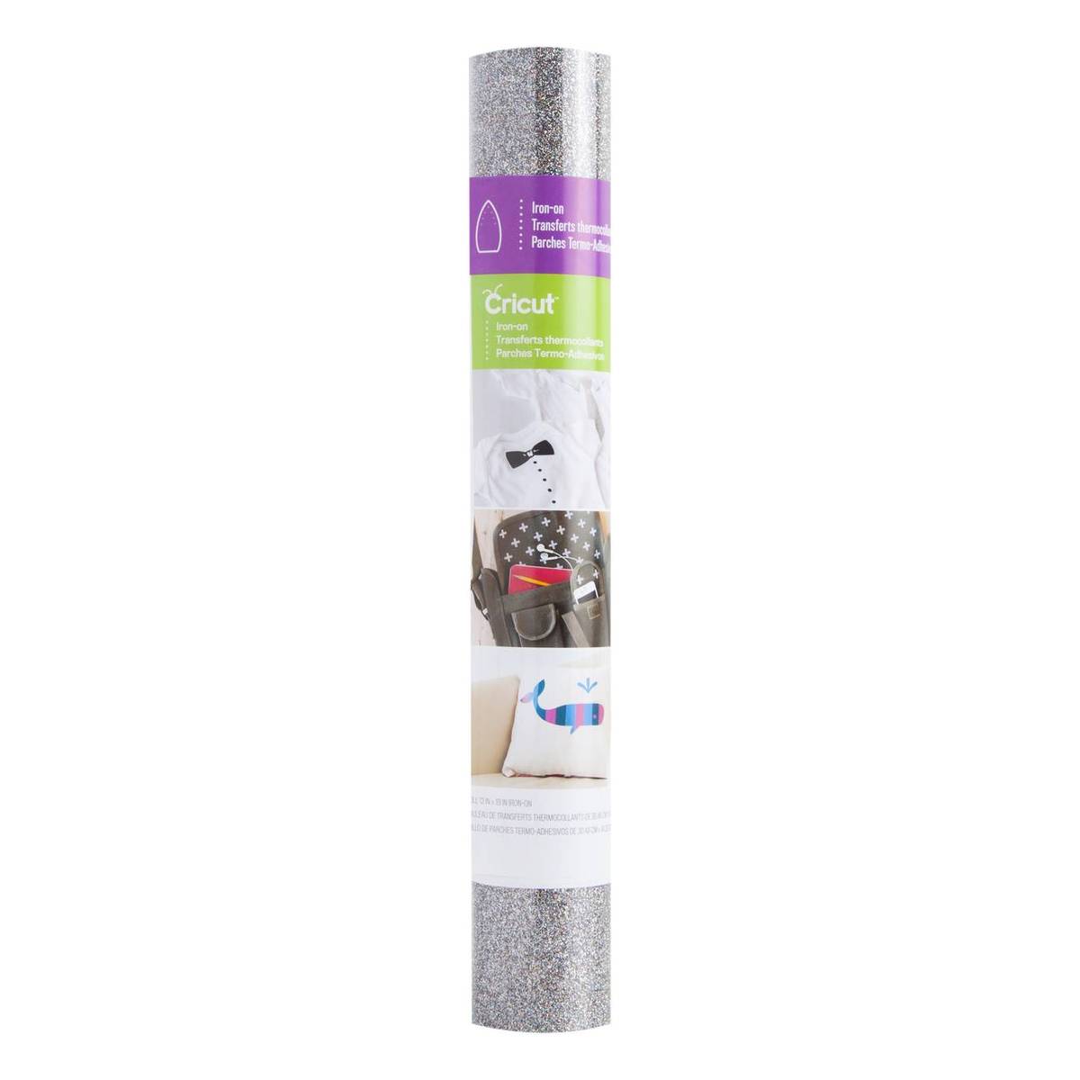 Cricut Multicolour Glitter Iron On 12 x 19 Inches | Hobbycraft