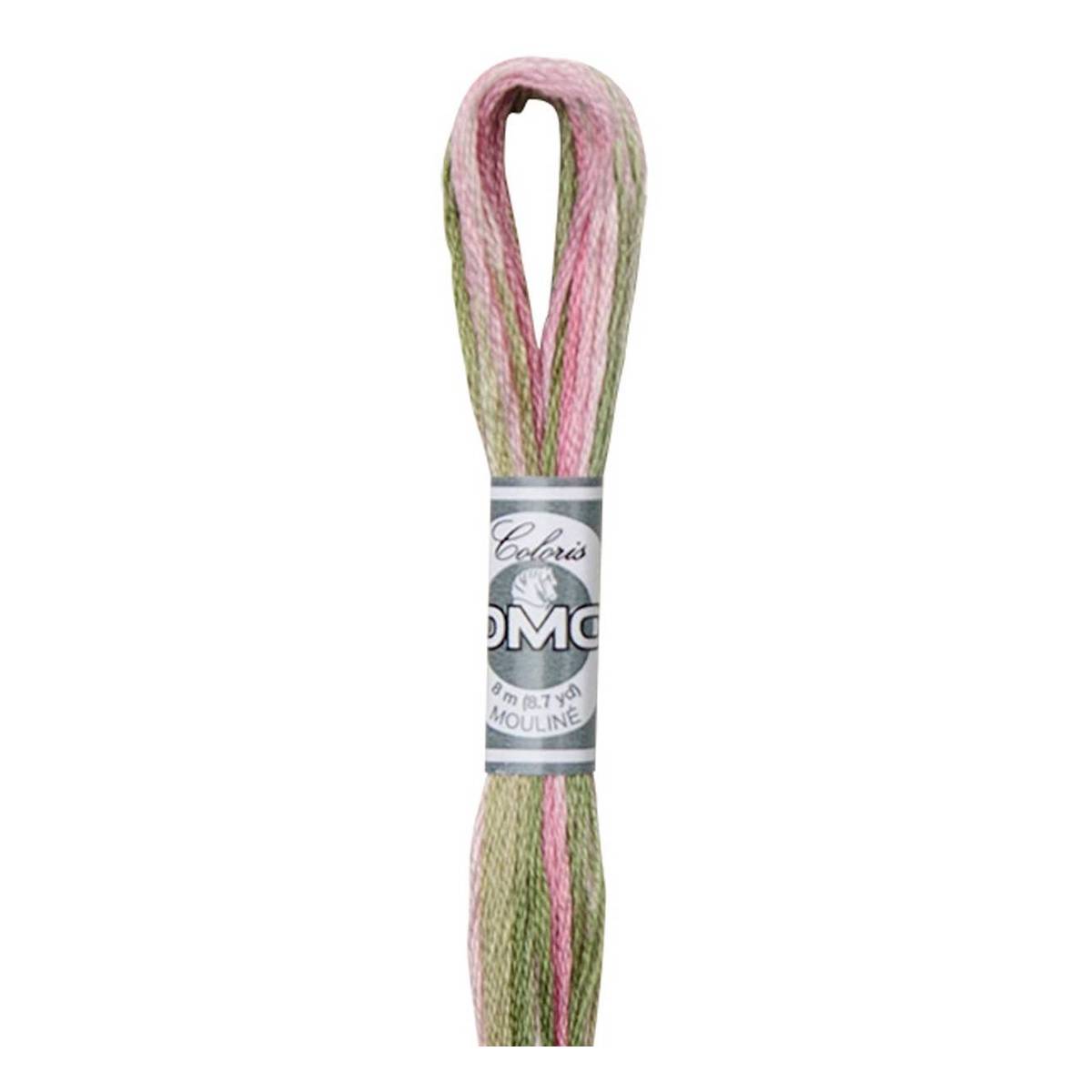 DMC Pink and Green Coloris Mouline Cotton Thread 8m (4500) | Hobbycraft