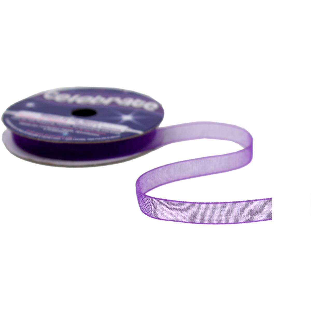 Purple Organdie Ribbon 6mm x 8m | Hobbycraft