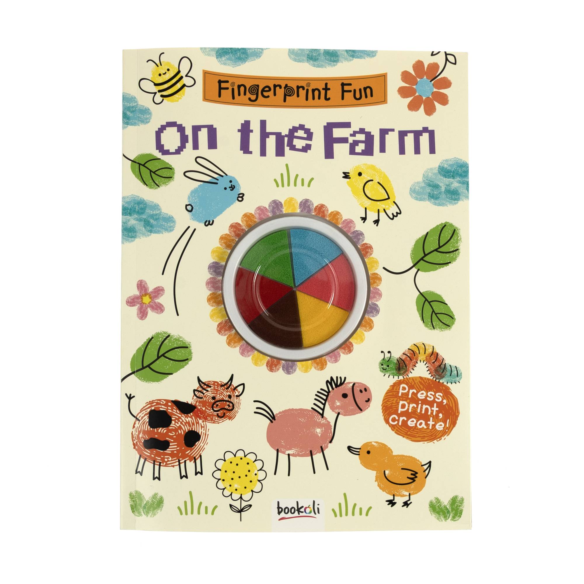 On the Farm First Fingerprints Art Book | Hobbycraft