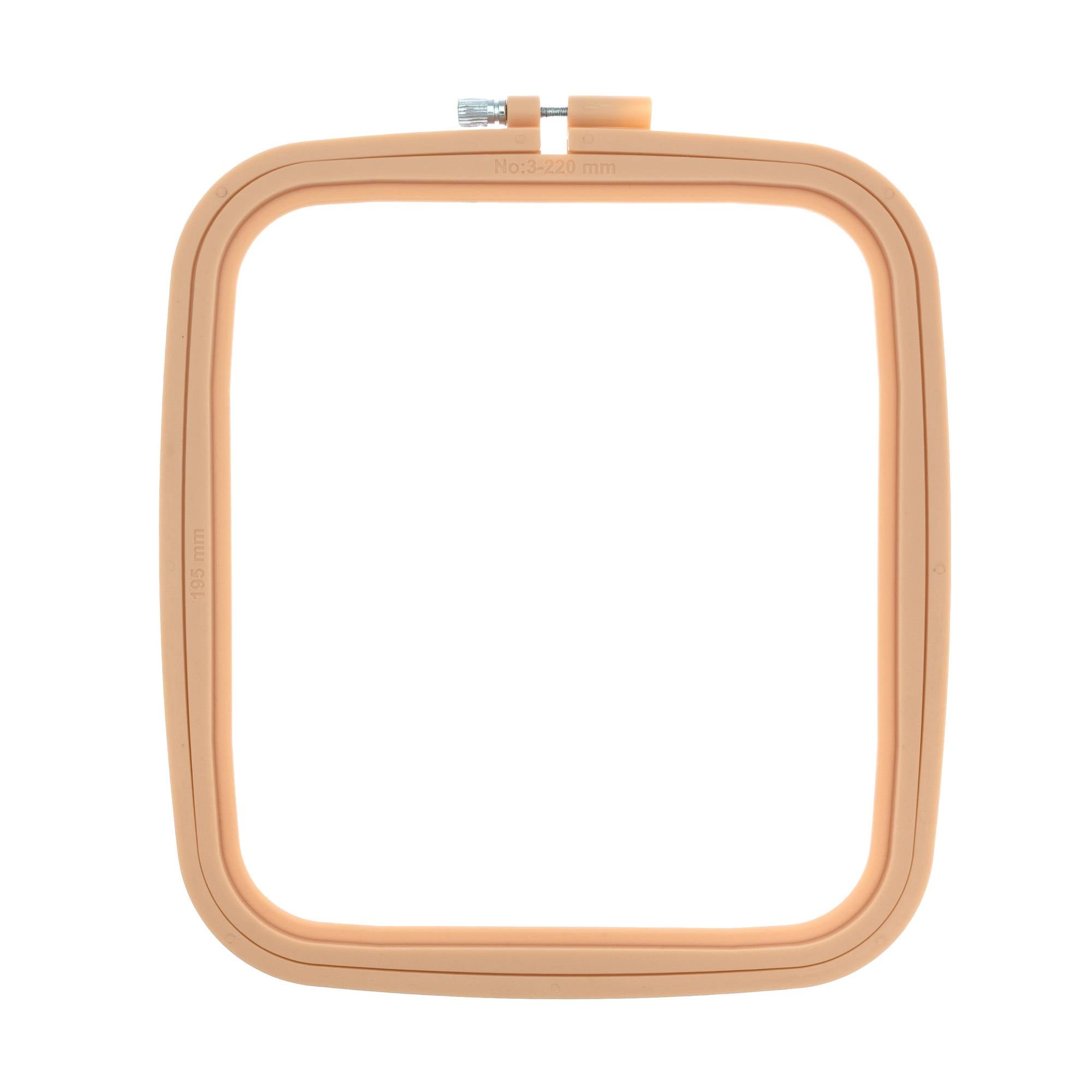 Plastic Rectangle Embroidery Hoop 26.5cm x 23cm | Hobbycraft