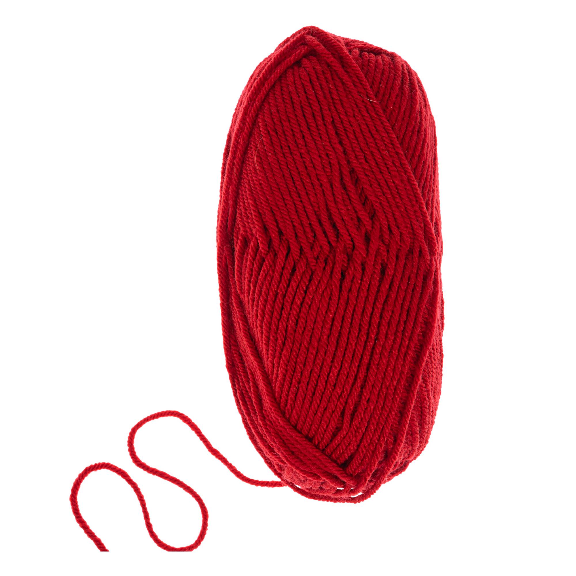 Knitcraft Red Everyday Chunky Yarn 100g | Hobbycraft