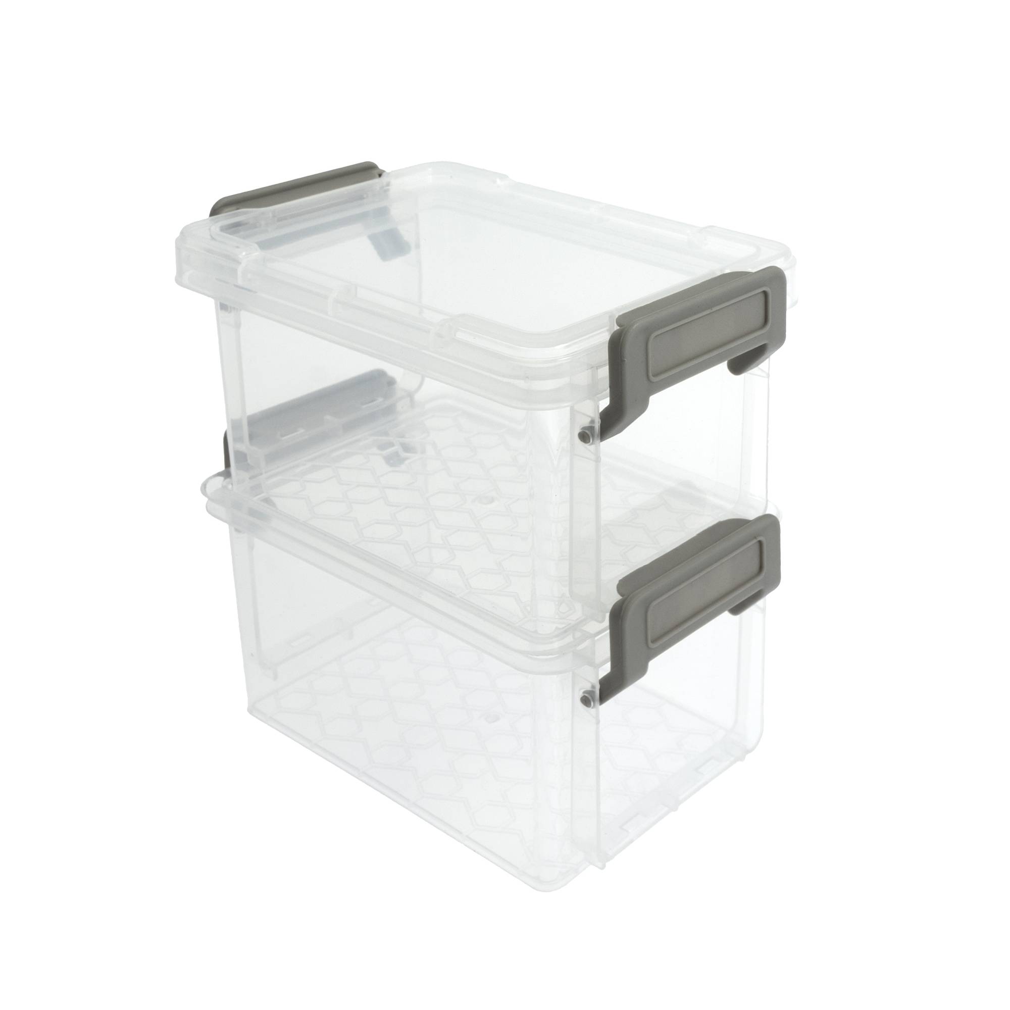 Clear Storage Box 0.37L 2 Pack | Hobbycraft
