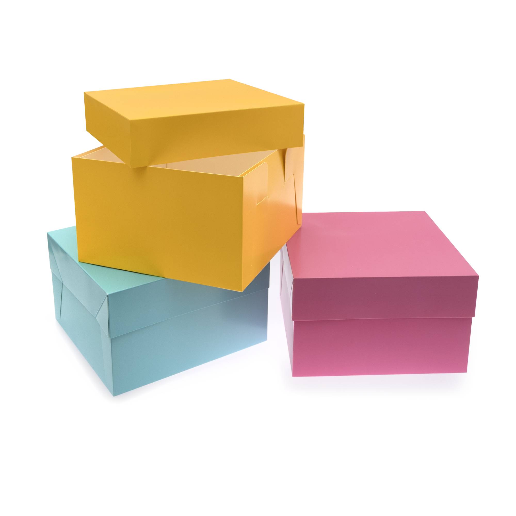 Rainbow Cake Box 10 Inches 3 Pack | Hobbycraft