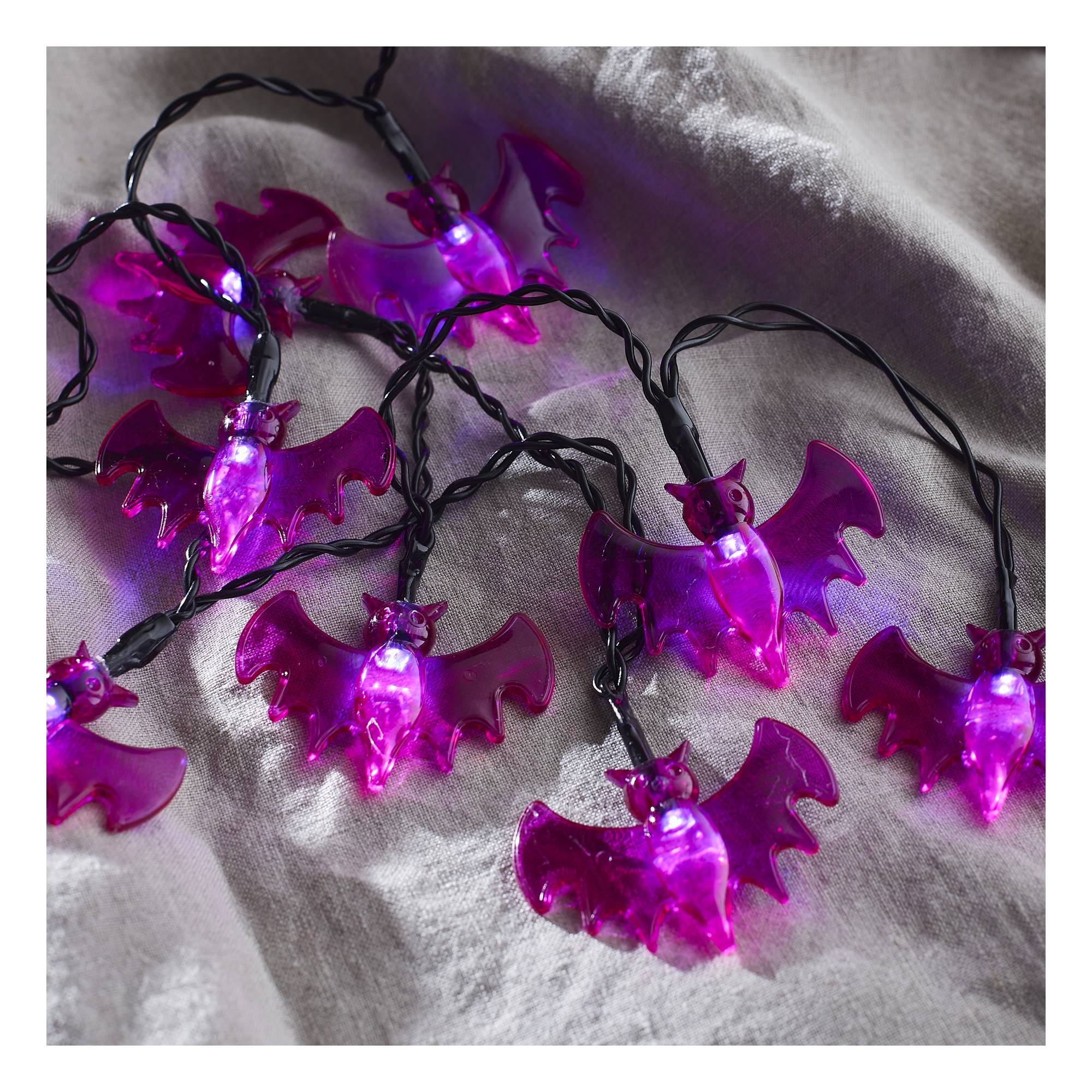 LED Purple Bat Lights 1.2m | Hobbycraft