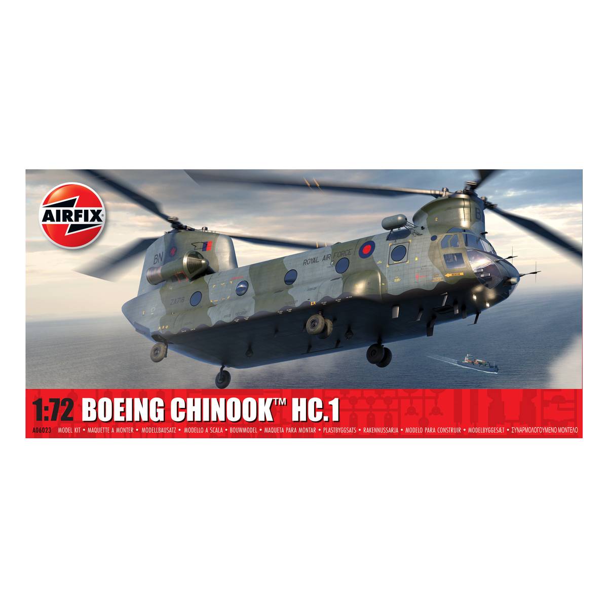 Airfix Boeing Chinook HC.1 Model Kit 1:72 | Hobbycraft
