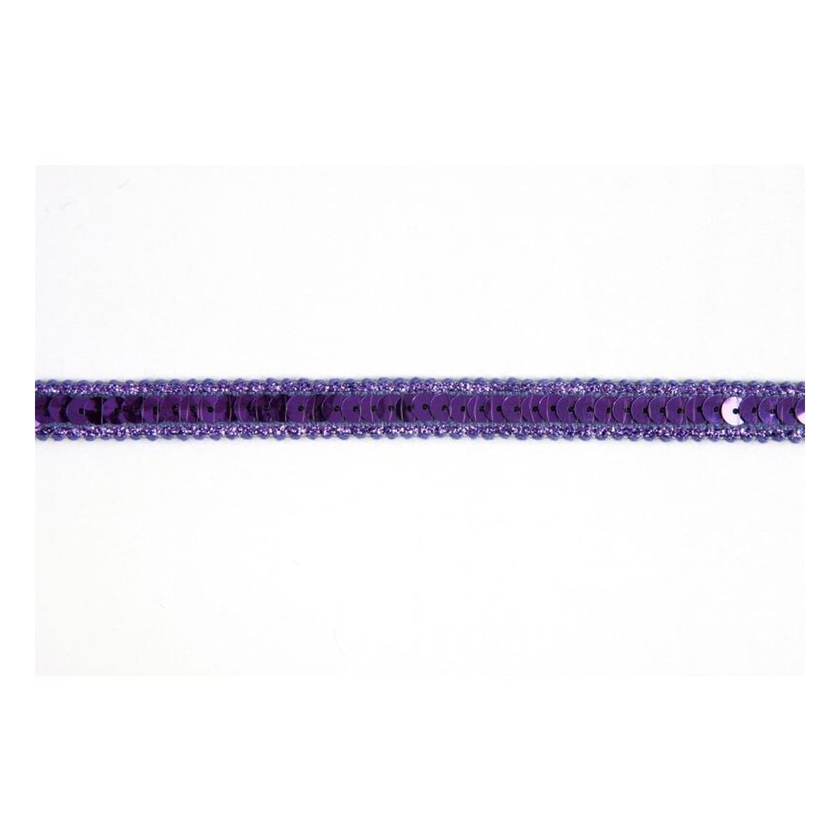 Purple Metallic-Edged Sequin Trim by the Metre | Hobbycraft