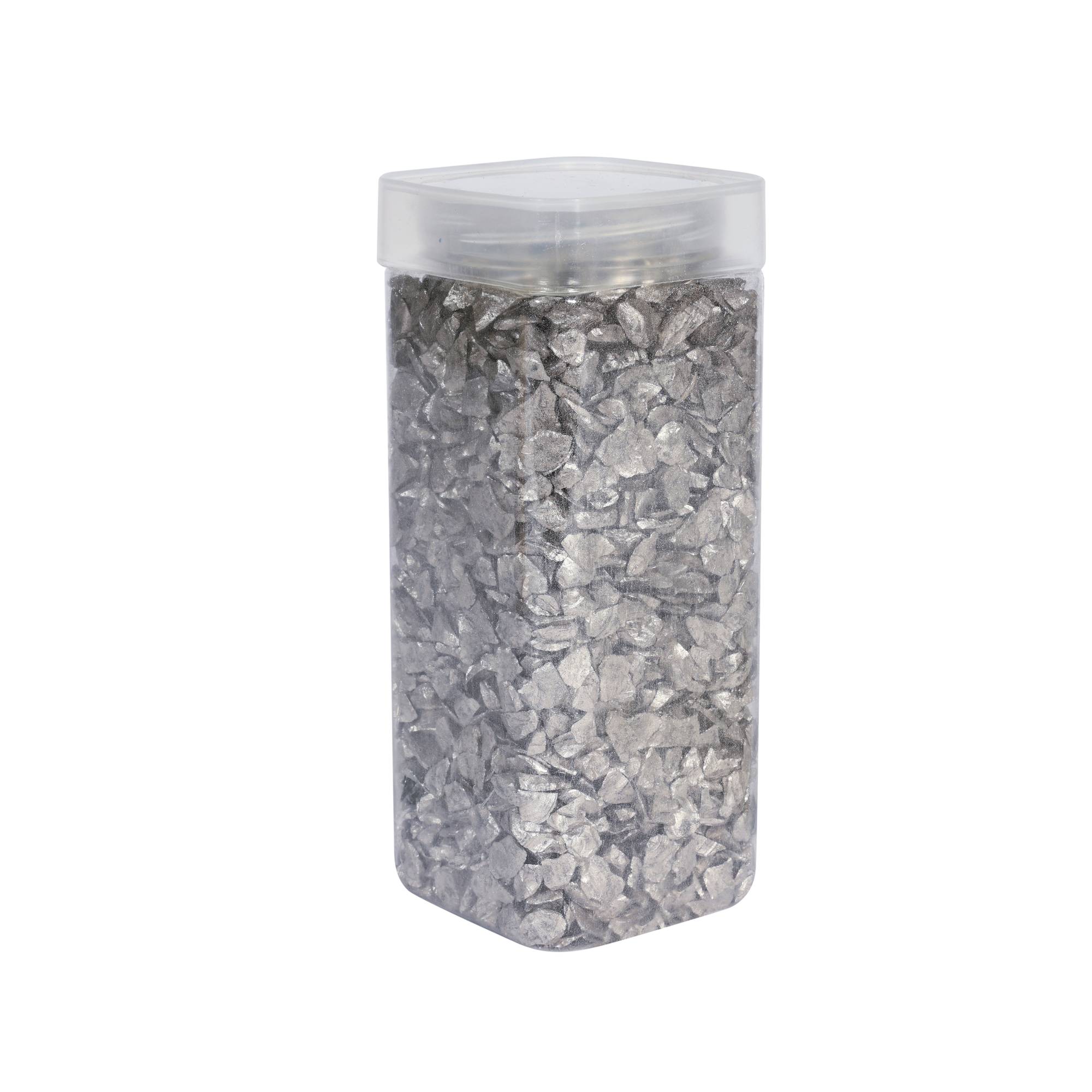 Silver Glass Rocks 600g | Hobbycraft