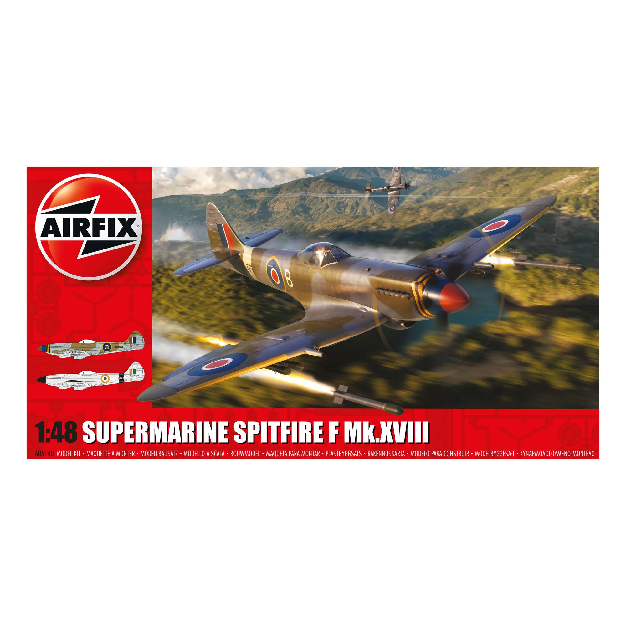 Airfix Supermarine Spitfire F Mk.XVIII Model Kit 1:48 | Hobbycraft