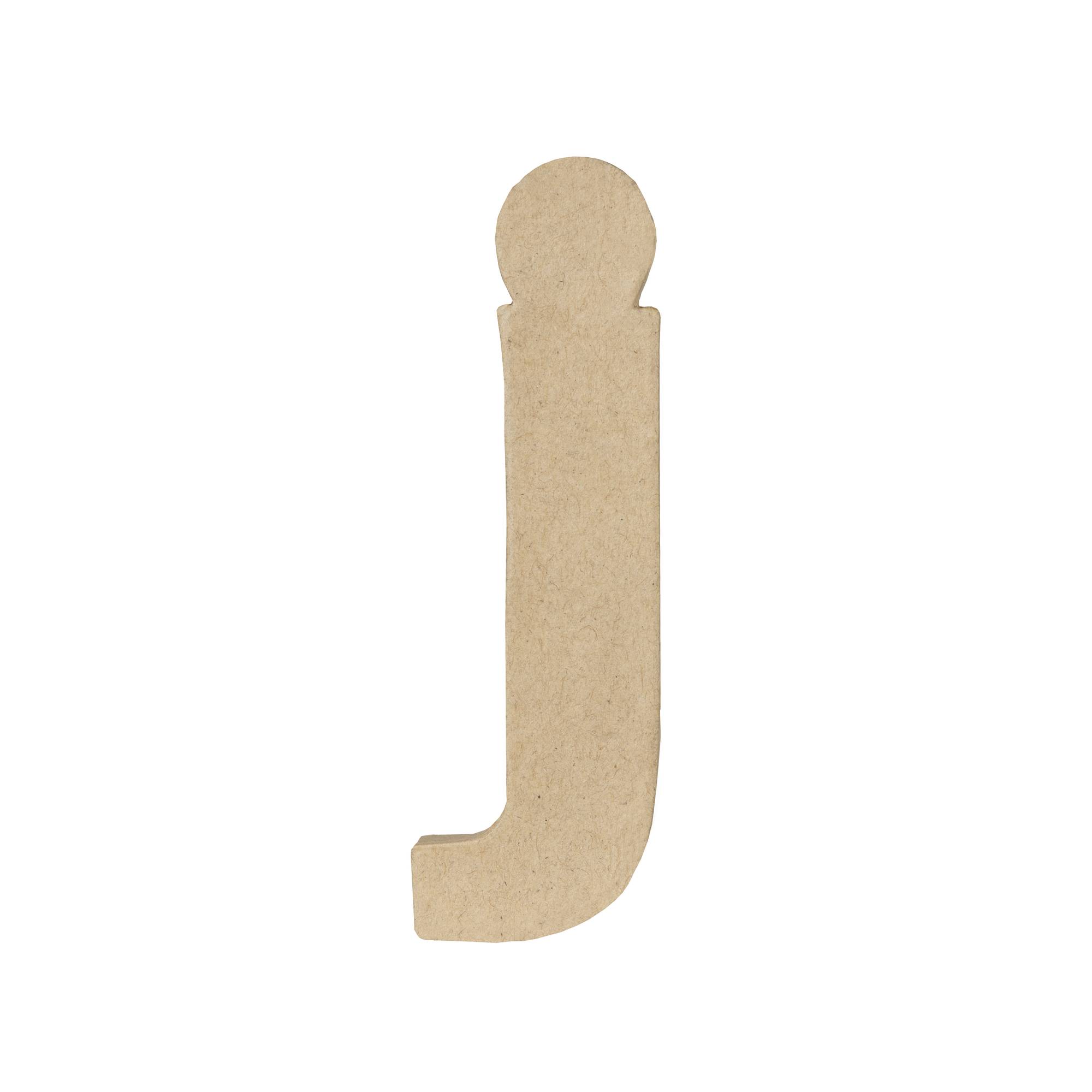 Lowercase Mini Mache Letter J | Hobbycraft