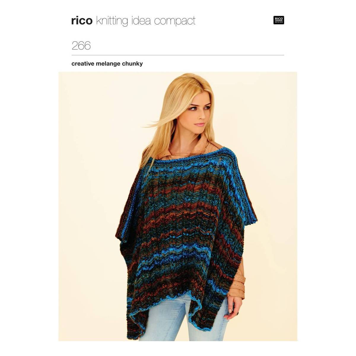 Rico Creative Melange Chunky Poncho and Jacket Digital Pattern 266 ...