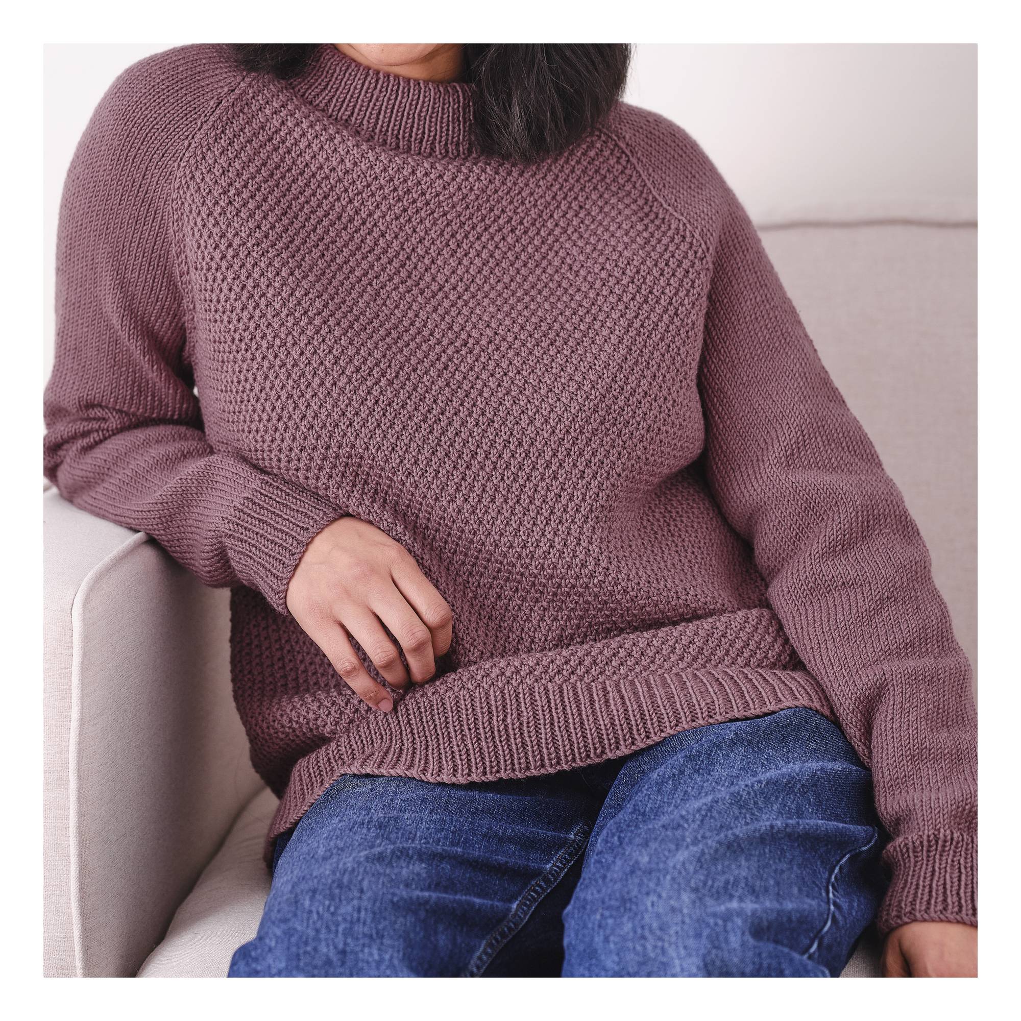 Knitcraft Moss Stitch Jumper Digital Pattern 0346 | Hobbycraft