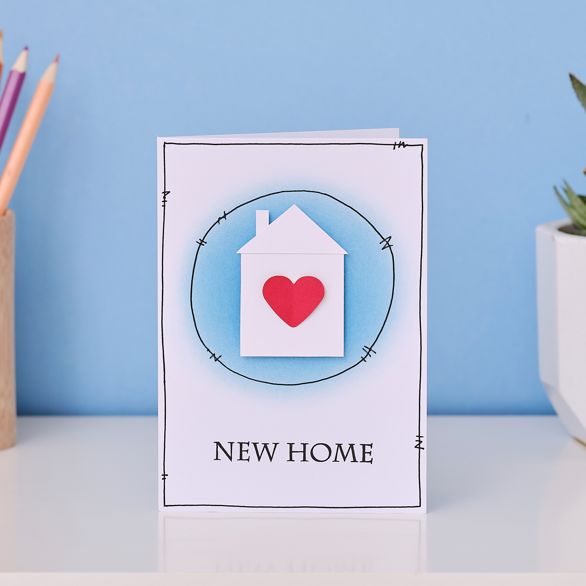 What Is A Photo Card Braw New Hoose' Scottish New Home Card – Hiya