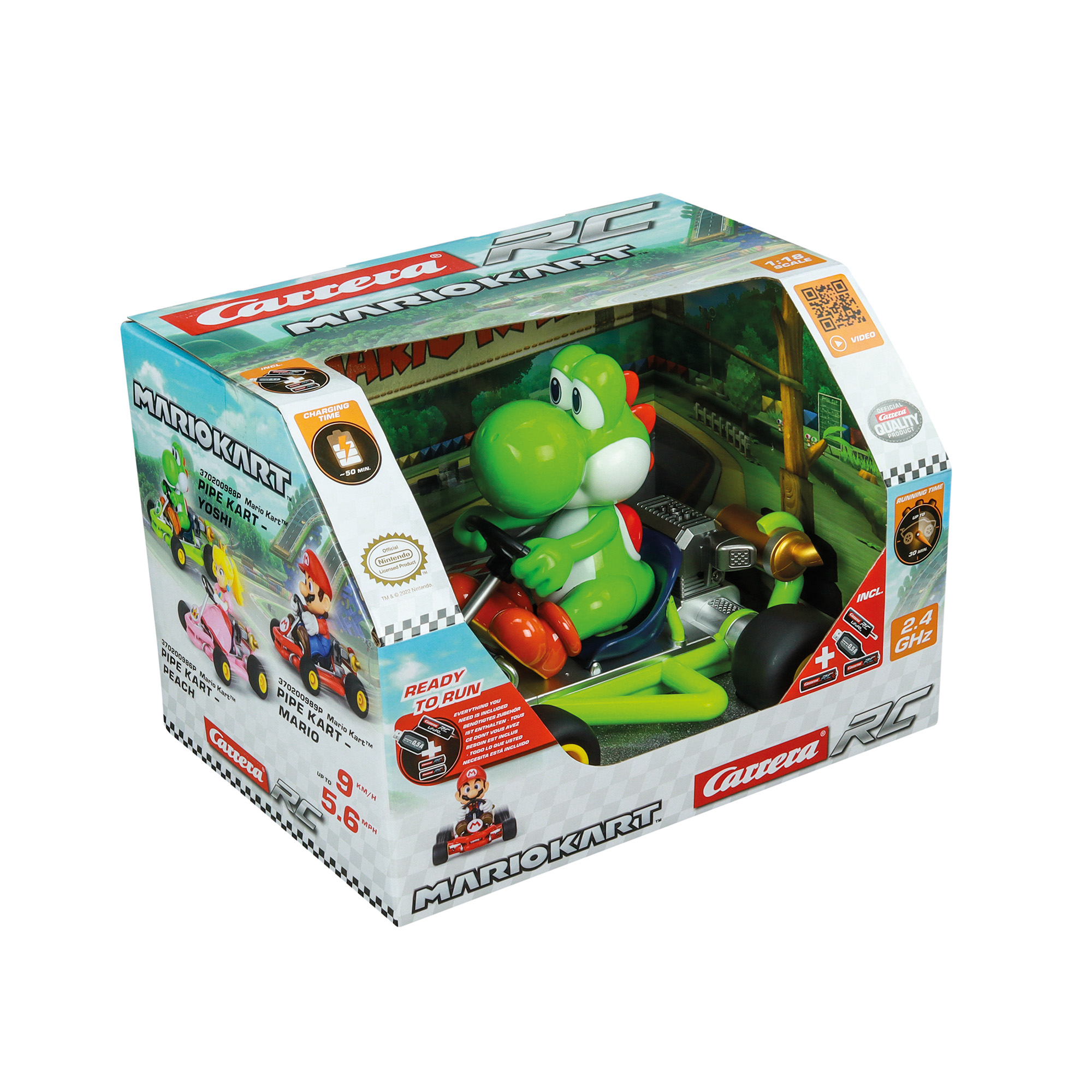 Carrera Mario Kart RC Yoshi Pipe Kart | Hobbycraft