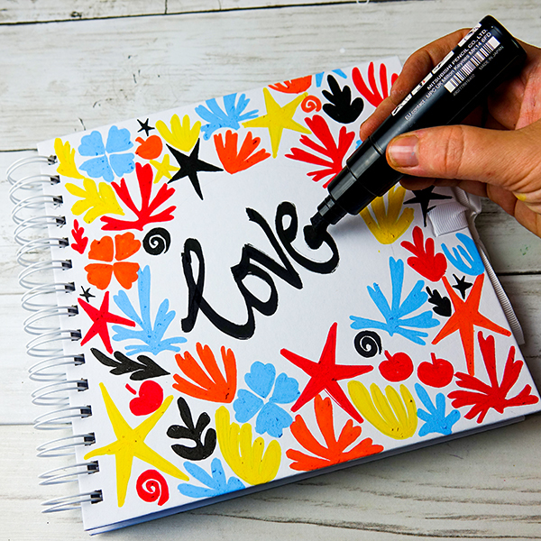 How to Decorate a Journal with POSCA Pens | Hobbycraft