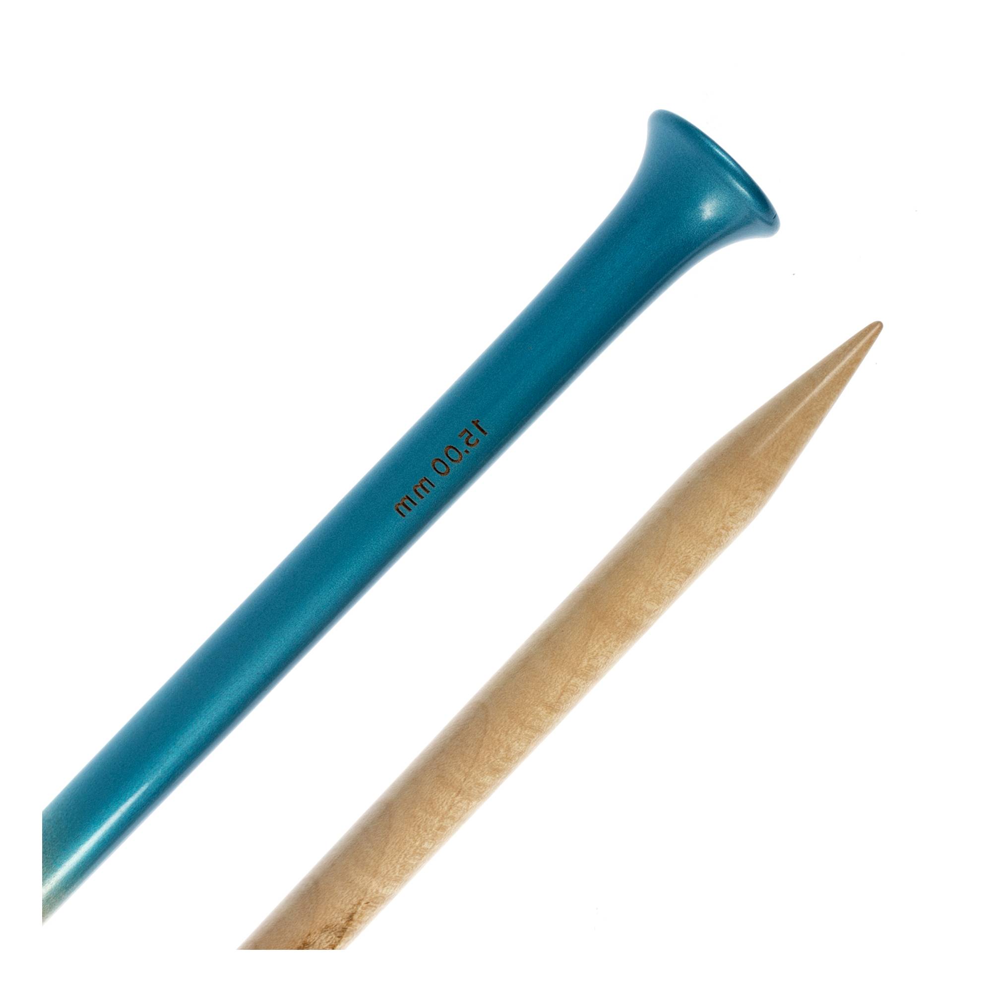 Knitcraft Wooden Knitting Needles 15mm x 40cm | Hobbycraft