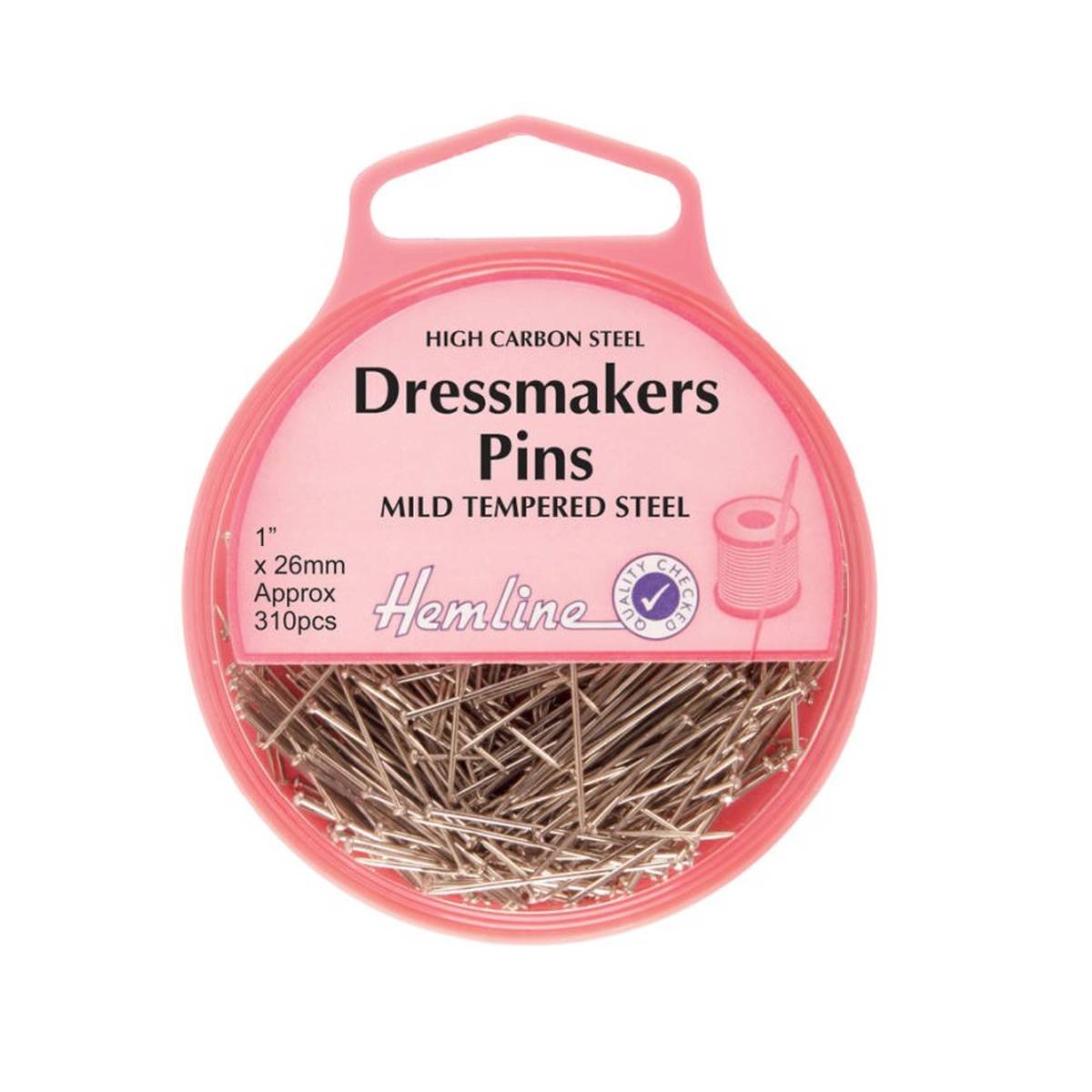 Hemline Dressmakers Pins 26mm 310 Pack | Hobbycraft