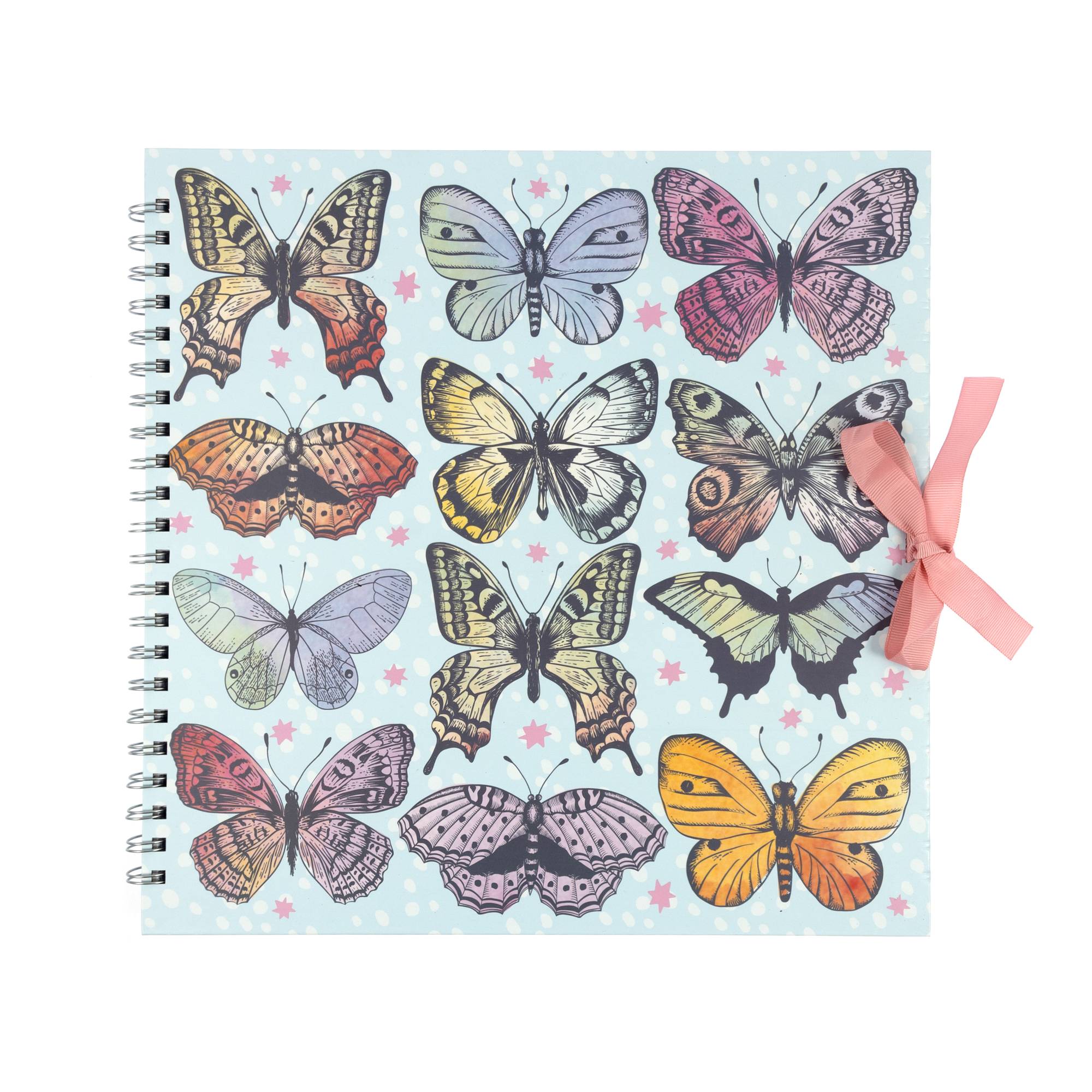 Spiral Bound Butterfly Scrapbook 12 x 12 Inches | Hobbycraft