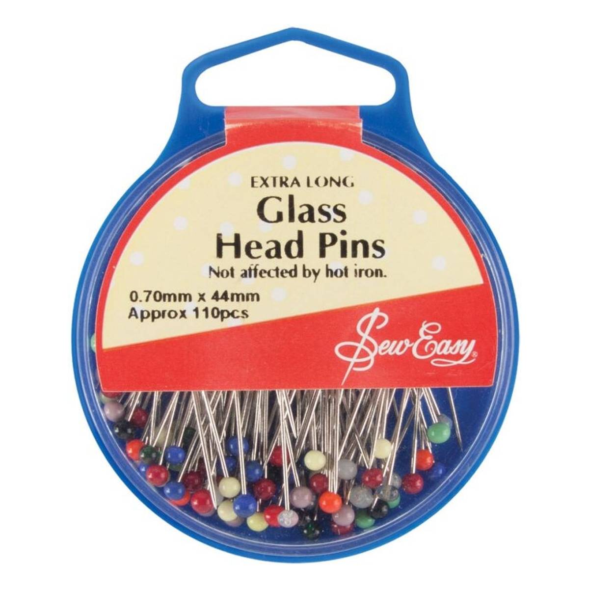 Sew Easy Glass Head Pins 3.8cm | Hobbycraft