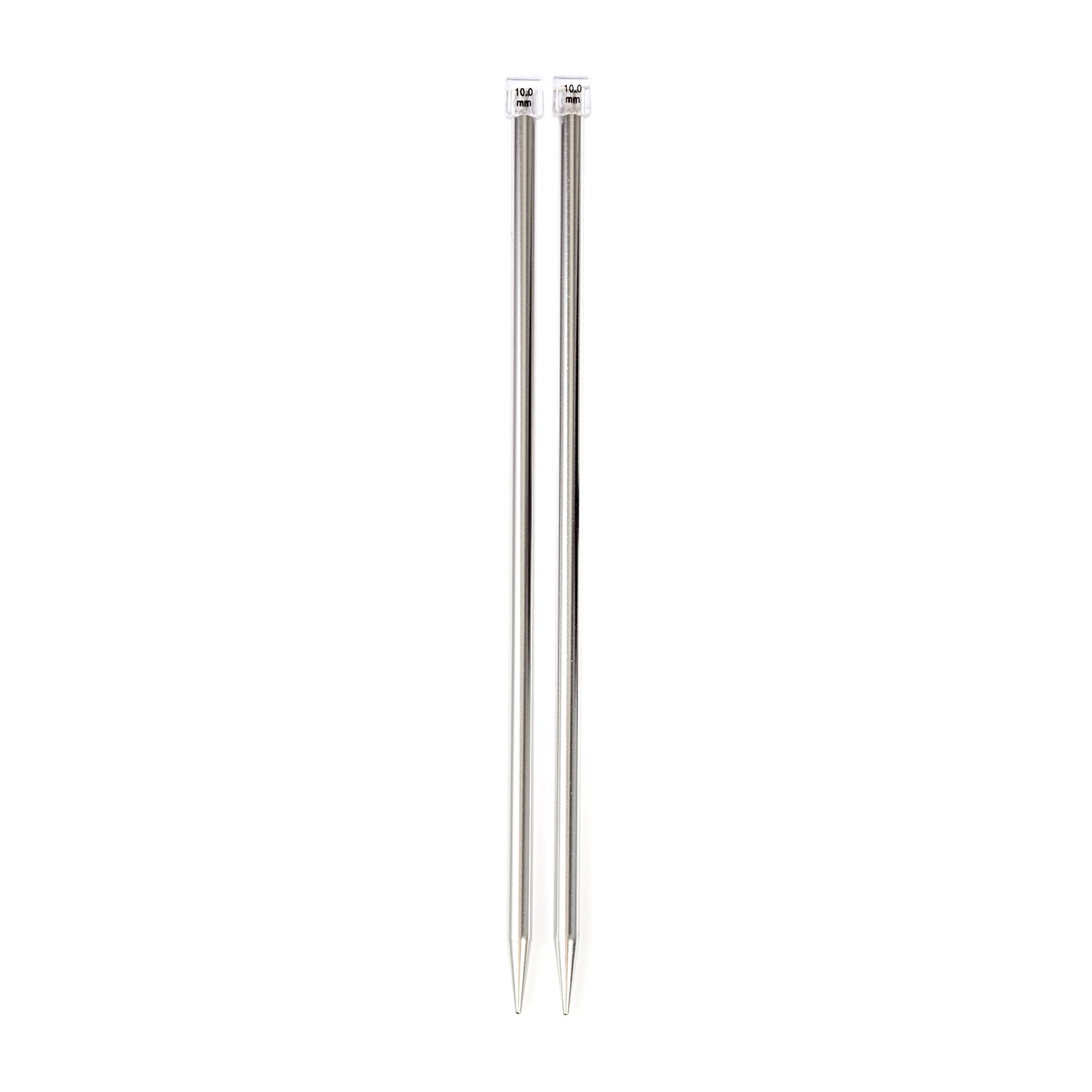 Knitcraft Silver Knitting Needles 10mm | Hobbycraft