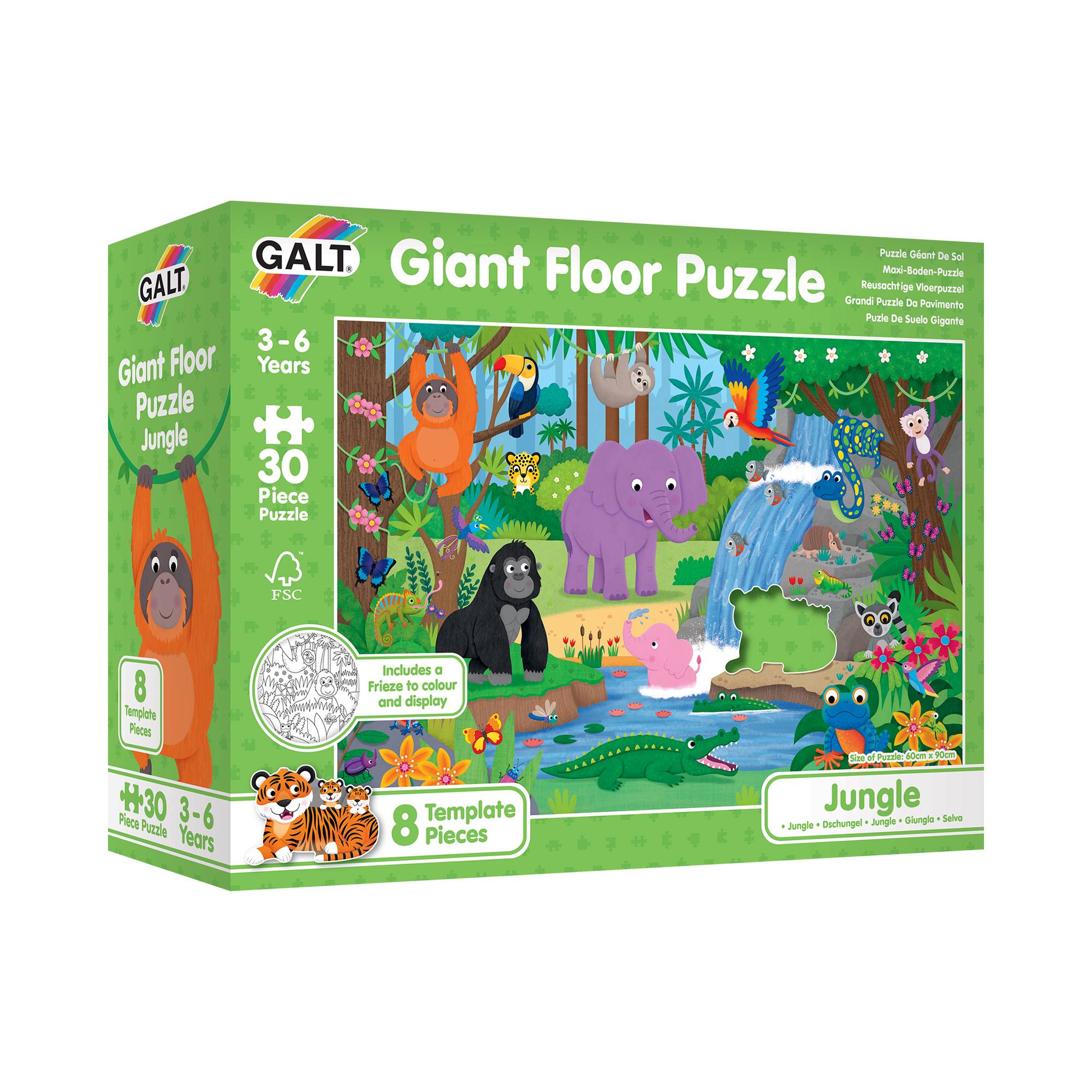 Galt Jungle Giant Floor Puzzle 30 Pieces | Hobbycraft