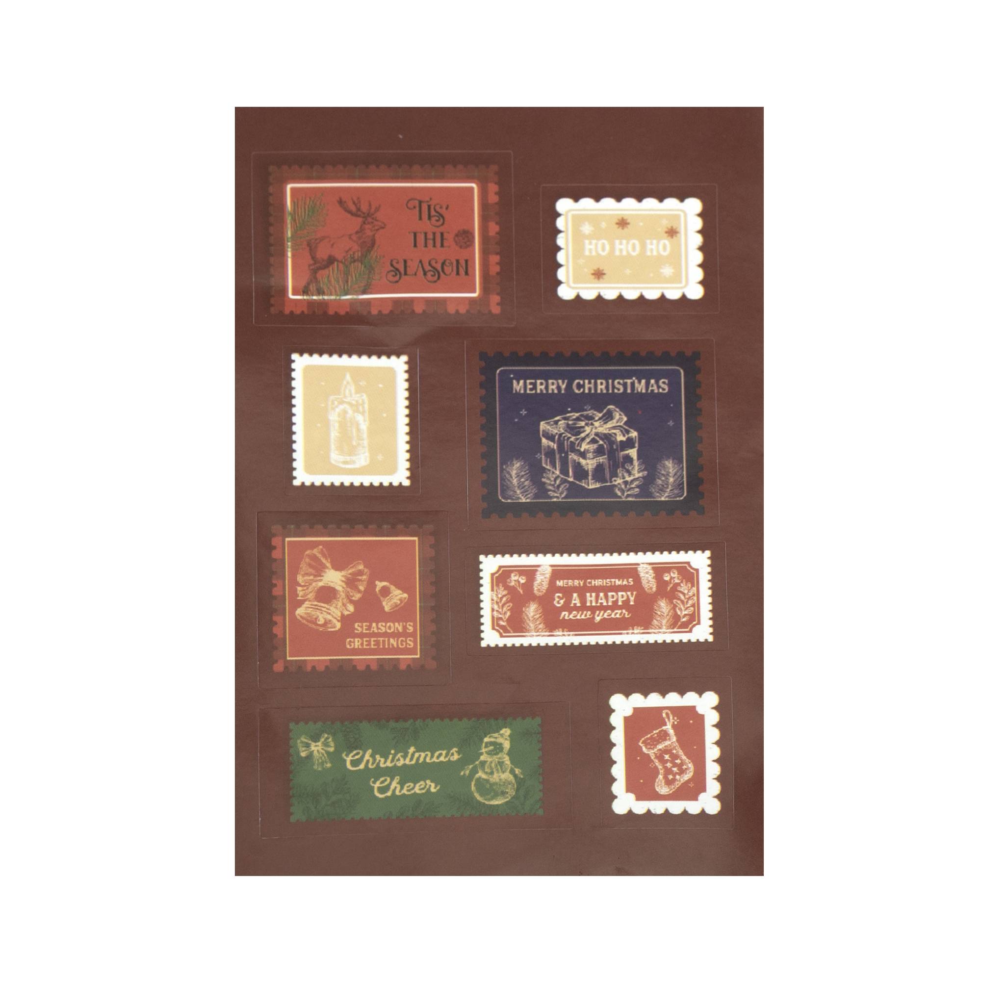 Christmas Stamp Sticker Sheet | Hobbycraft