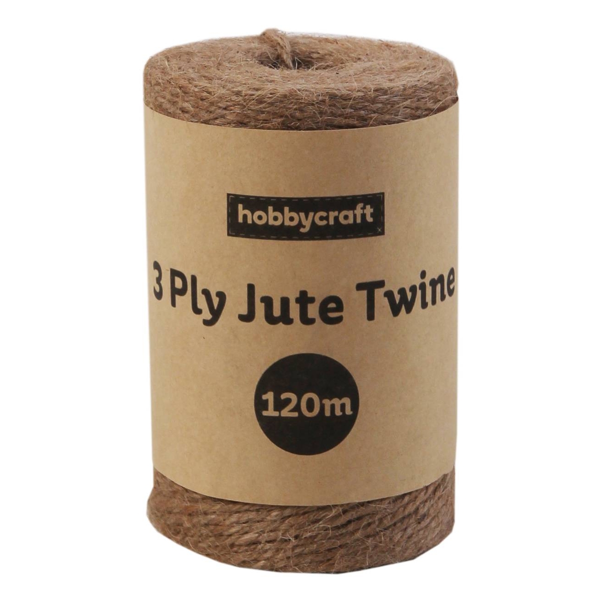 Natural Jute Twine 3 Ply 120m | Hobbycraft